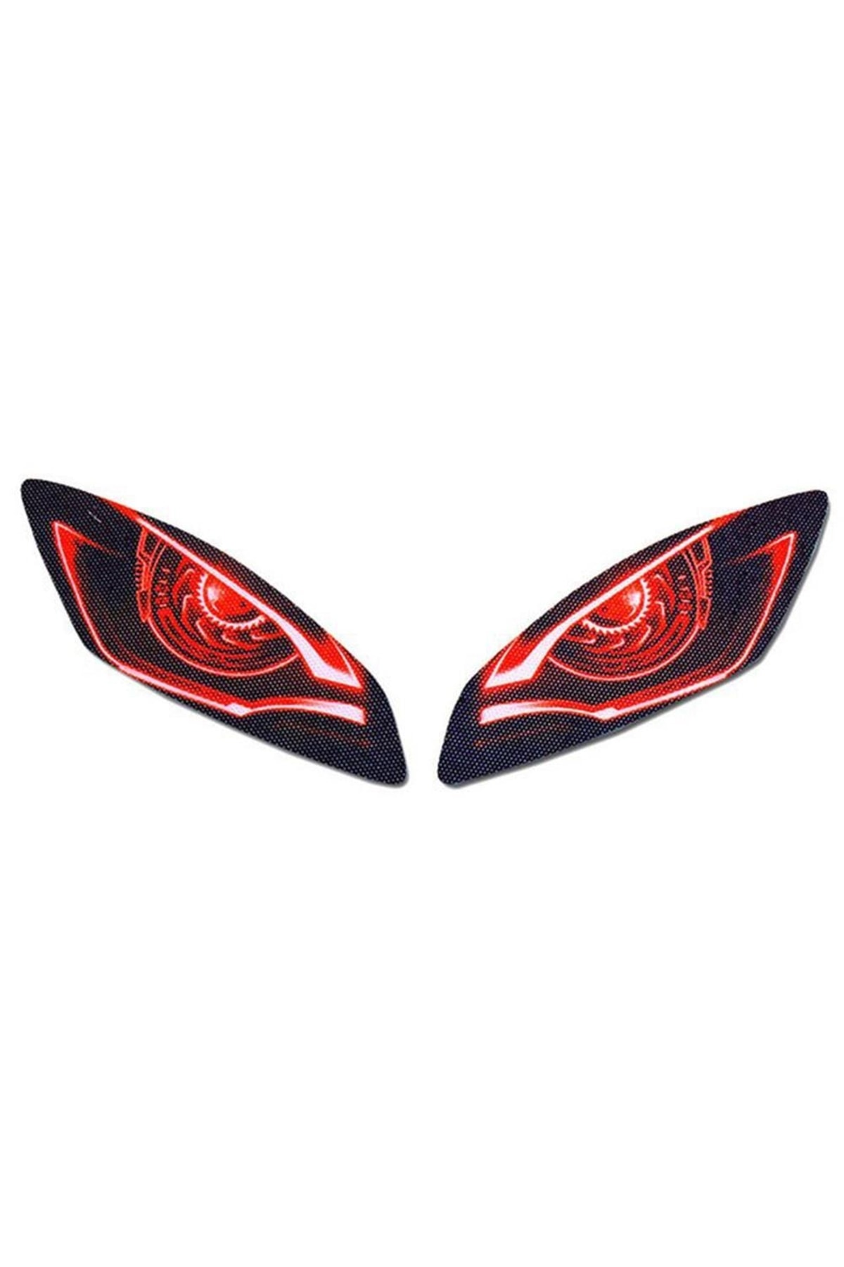Redline Grafik Yamaha R6 Siyah Kırmızı Far Sticker Far Gözü Far Filesi ...