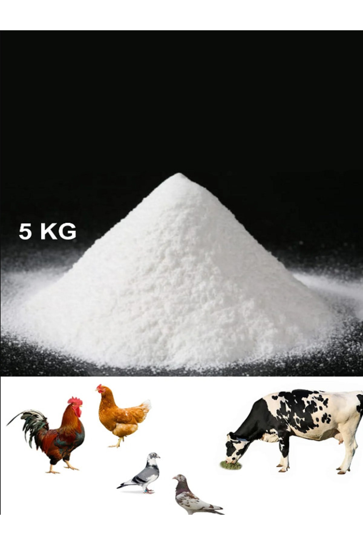 Doğal Garden Mermer Tozu 10 Kg Hayvan Yemi Katkısı Beyaz Kalsit Tozu ...