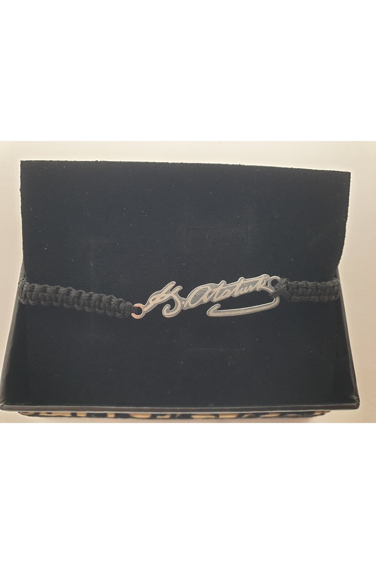 DİNÇER GÜMÜŞ Kemal Atatürk Imzalı Paslanmaz Çelik Bileklik Fiyatı ...