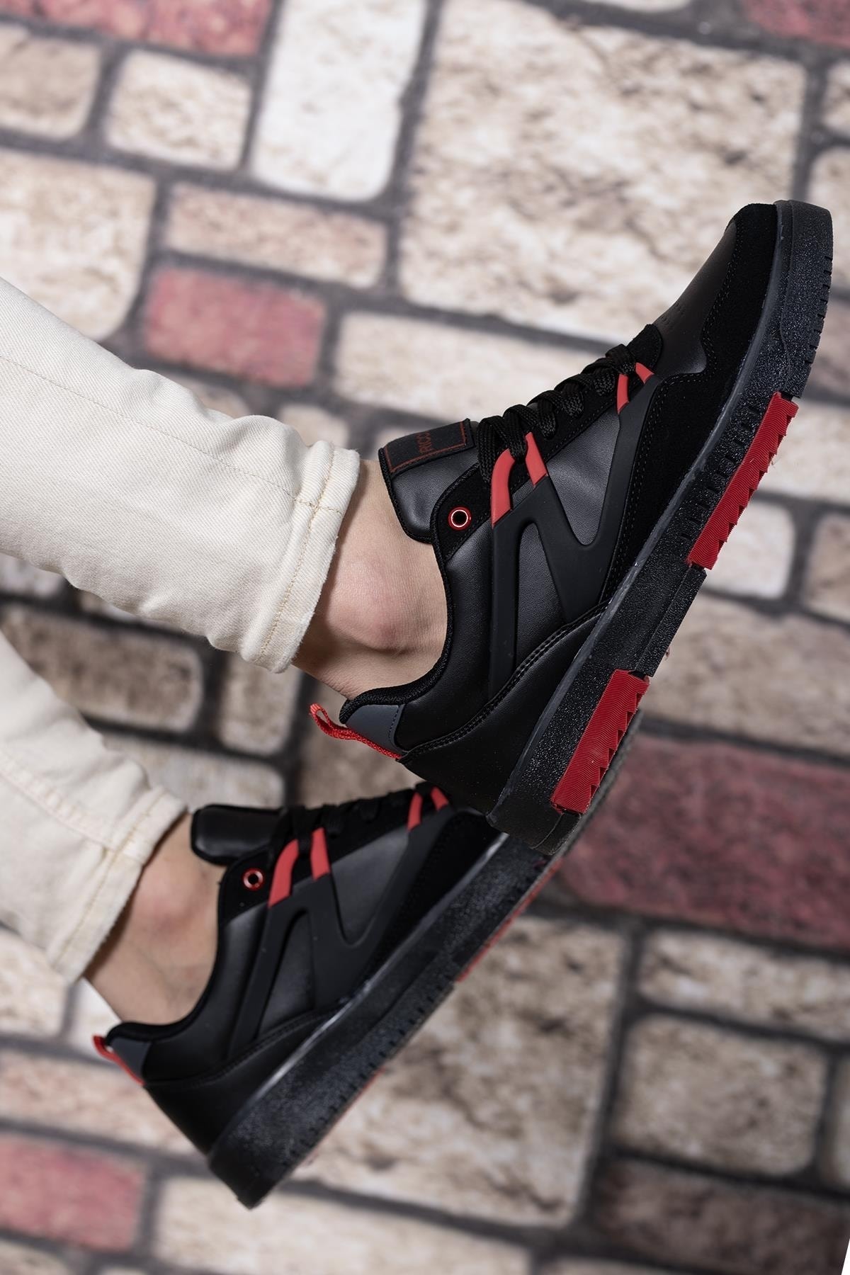 Riccon Enzo Erkek Sneaker 00121963 Siyah Kırmızı Fiyatı, Yorumları ...