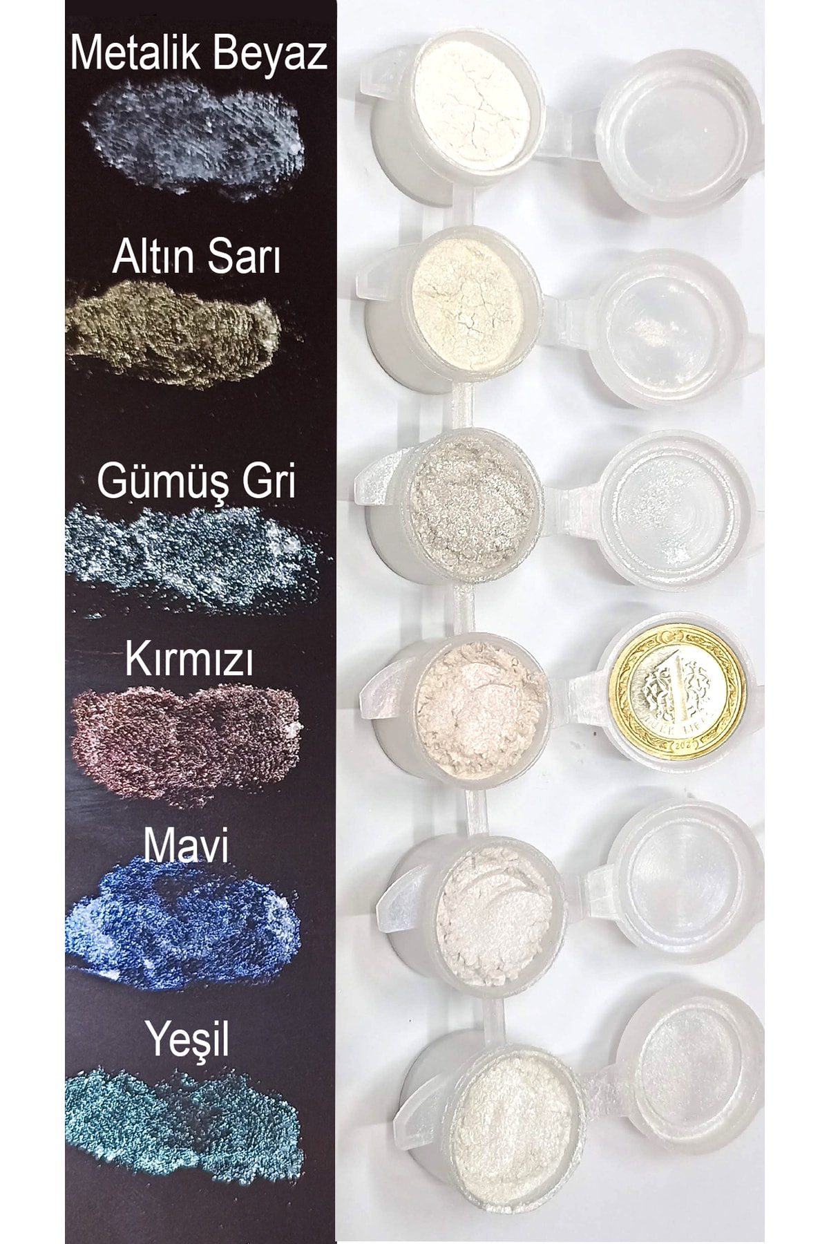 Nana Nail Art - 6 Lı Büyük Boy Yeni Seri Ayna Efektli Krom - Inci Tozu ...