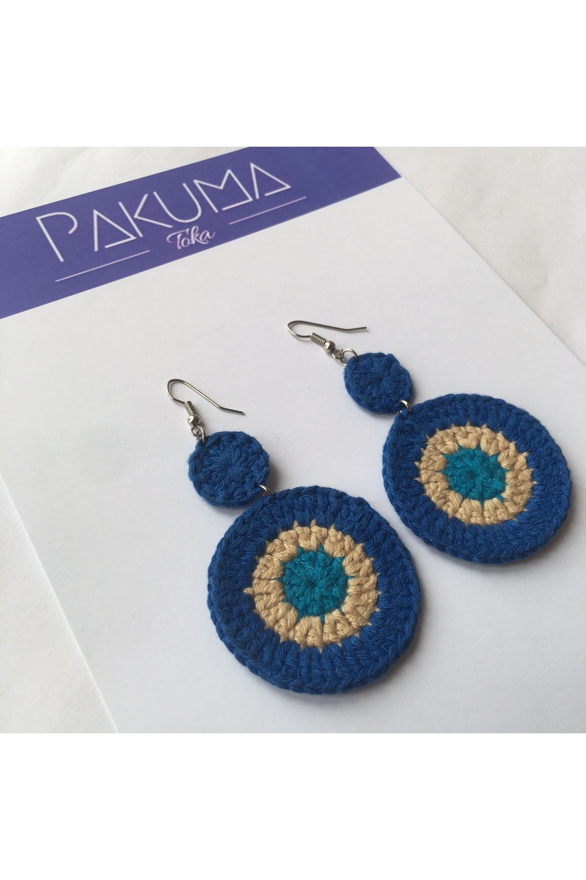 Pakuma Nazar Boncuğu Tasarım Cotton Sallanan Küpe Fiyatı, Yorumları ...