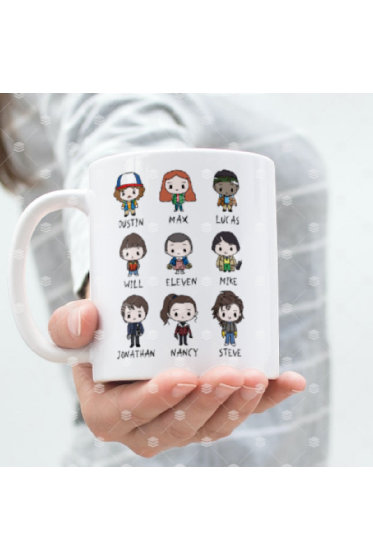 Genel Markalar Stranger Things Çocuklar Fan Art Chibis Kupa - Fiyatı ...
