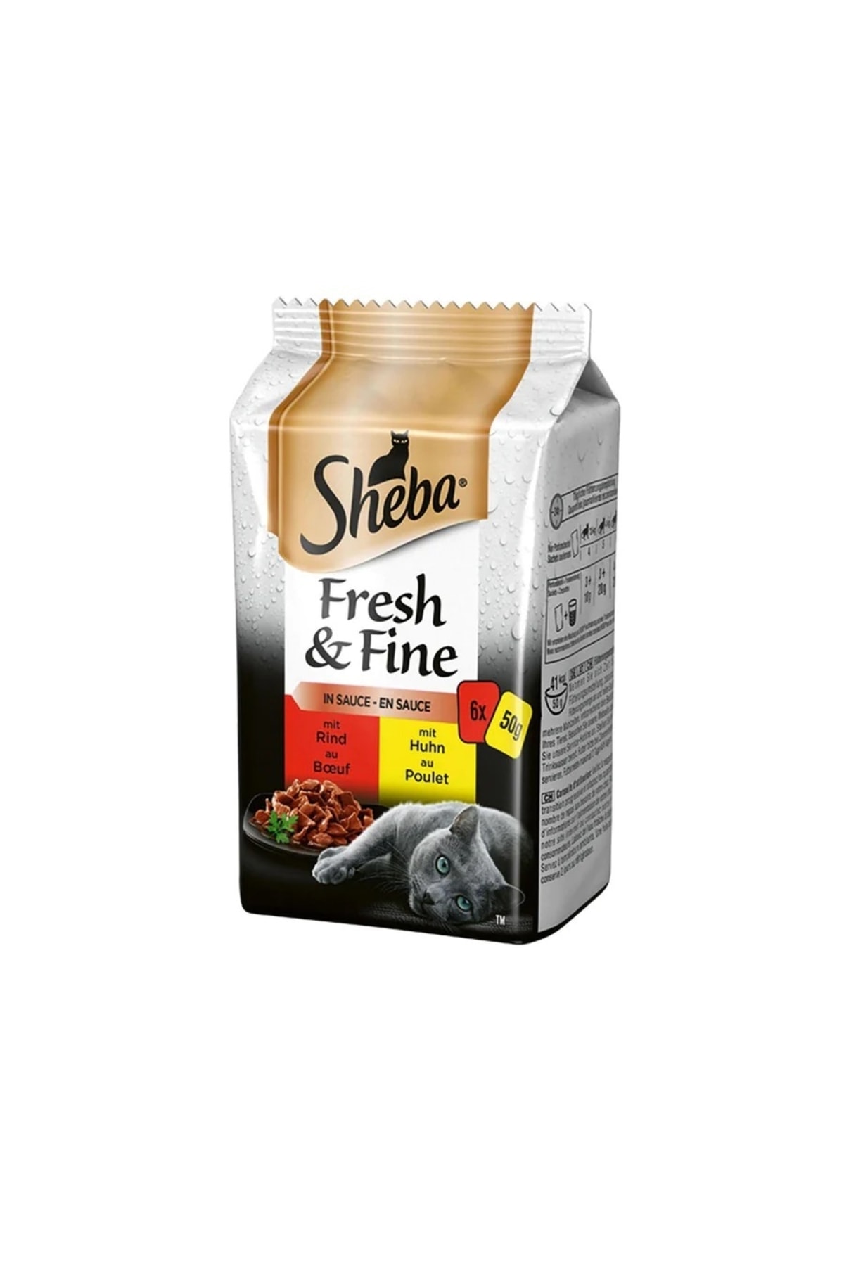SHEBA Fresh & Fine Et Seçkisi Yaş Mama 300 G (6x50g) Fiyatı, Yorumları ...