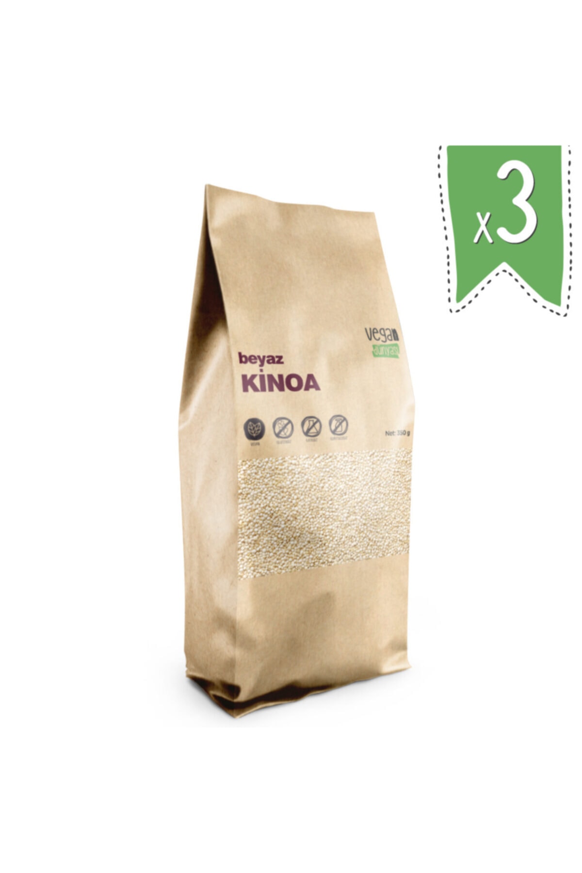 Vegan Dünyası Beyaz Kinoa 350 G X 3 Fiyatı, Yorumları - Trendyol