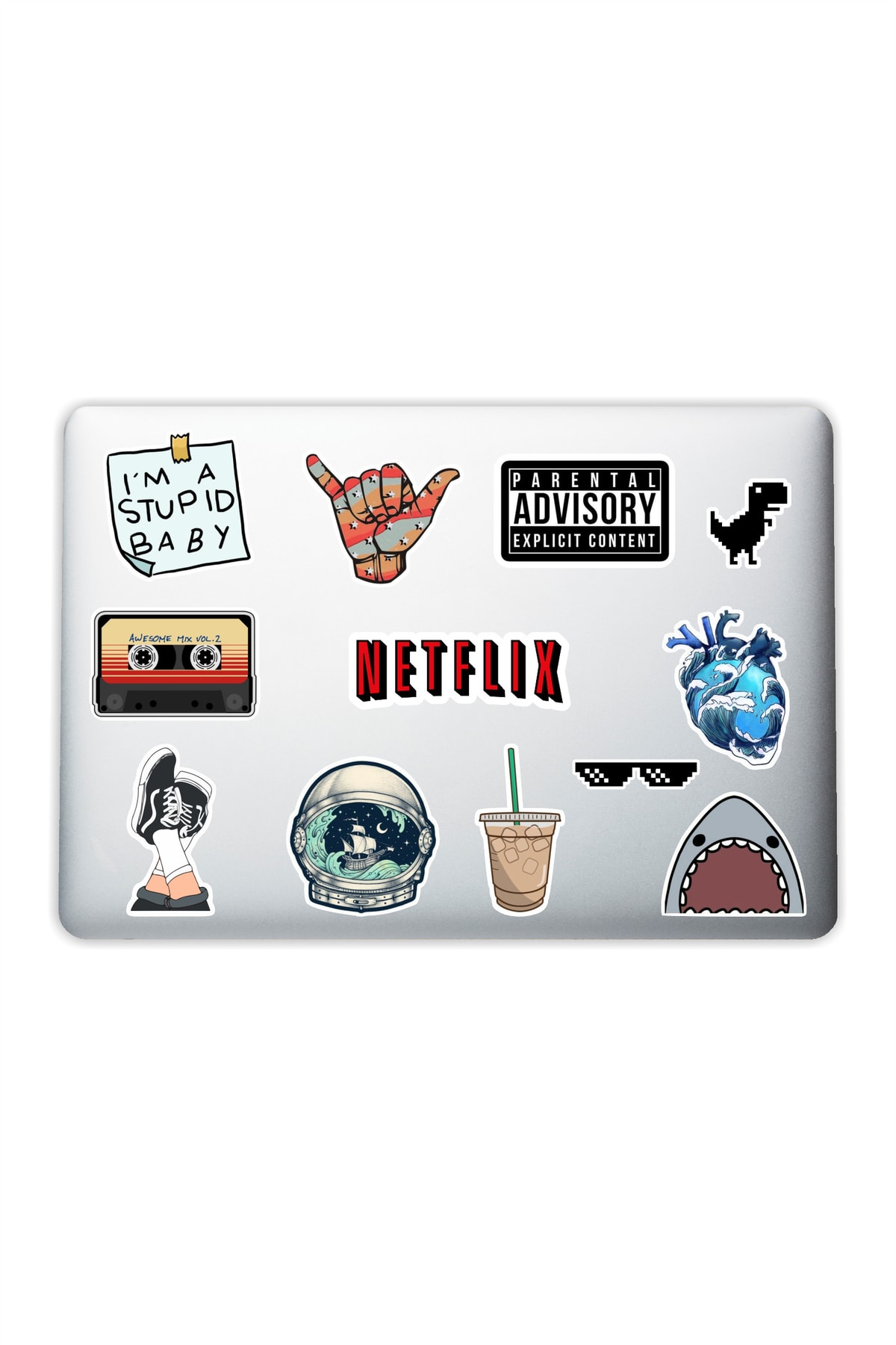 esticker Dekoratif Laptop Notebook Tablet Telefon Sticker Set 02 Fiyatı ...