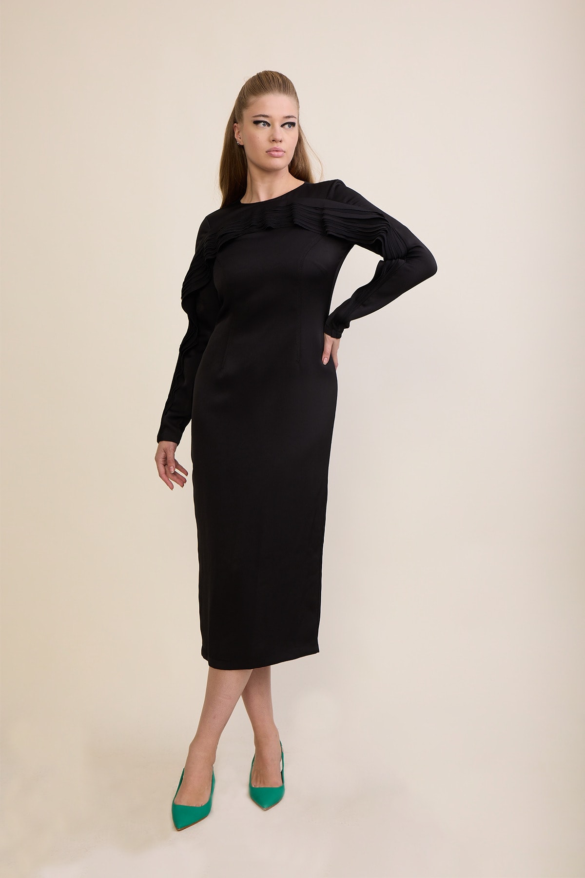 VERDA Kup Detaylı Elbise Fiyatı, Yorumları - Trendyol