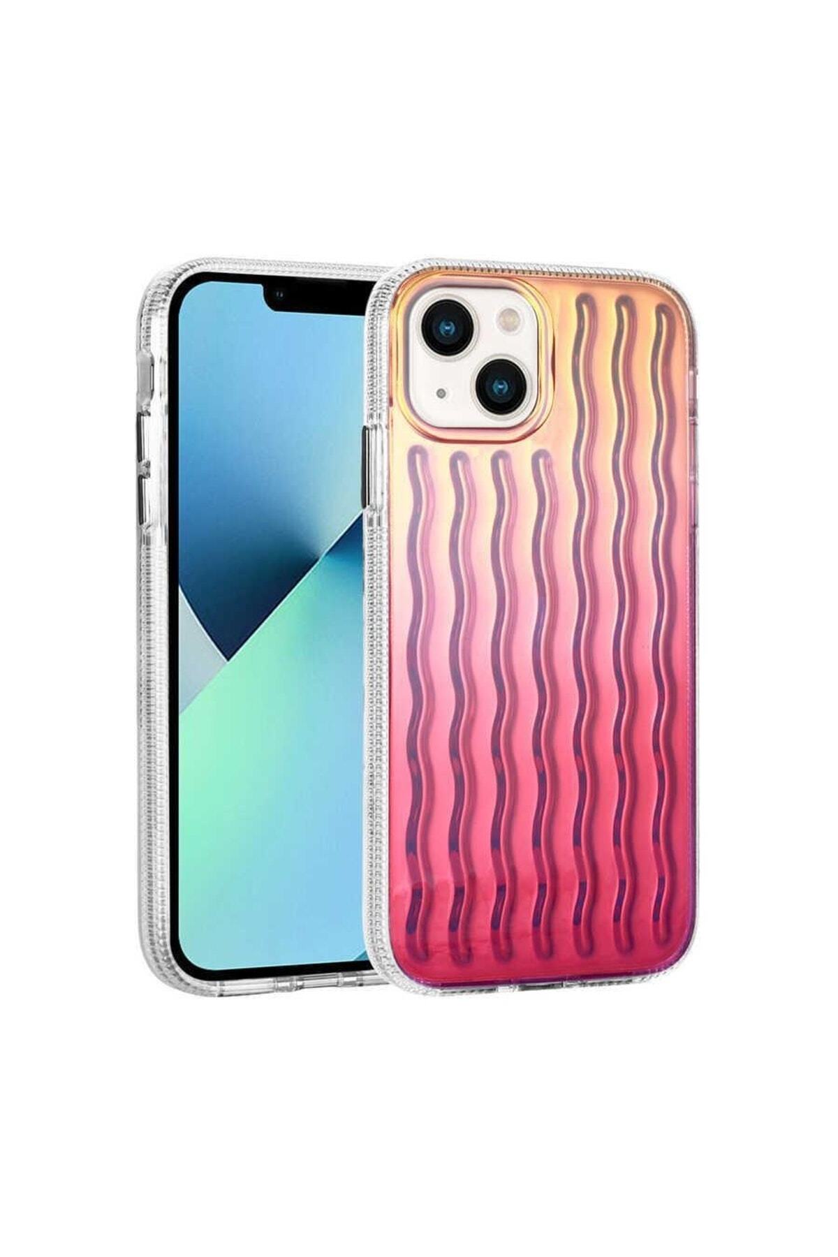 Miscase Apple Iphone 13 Dalgalı Kabartmalı Silikon Wave Telefon Kapak ...