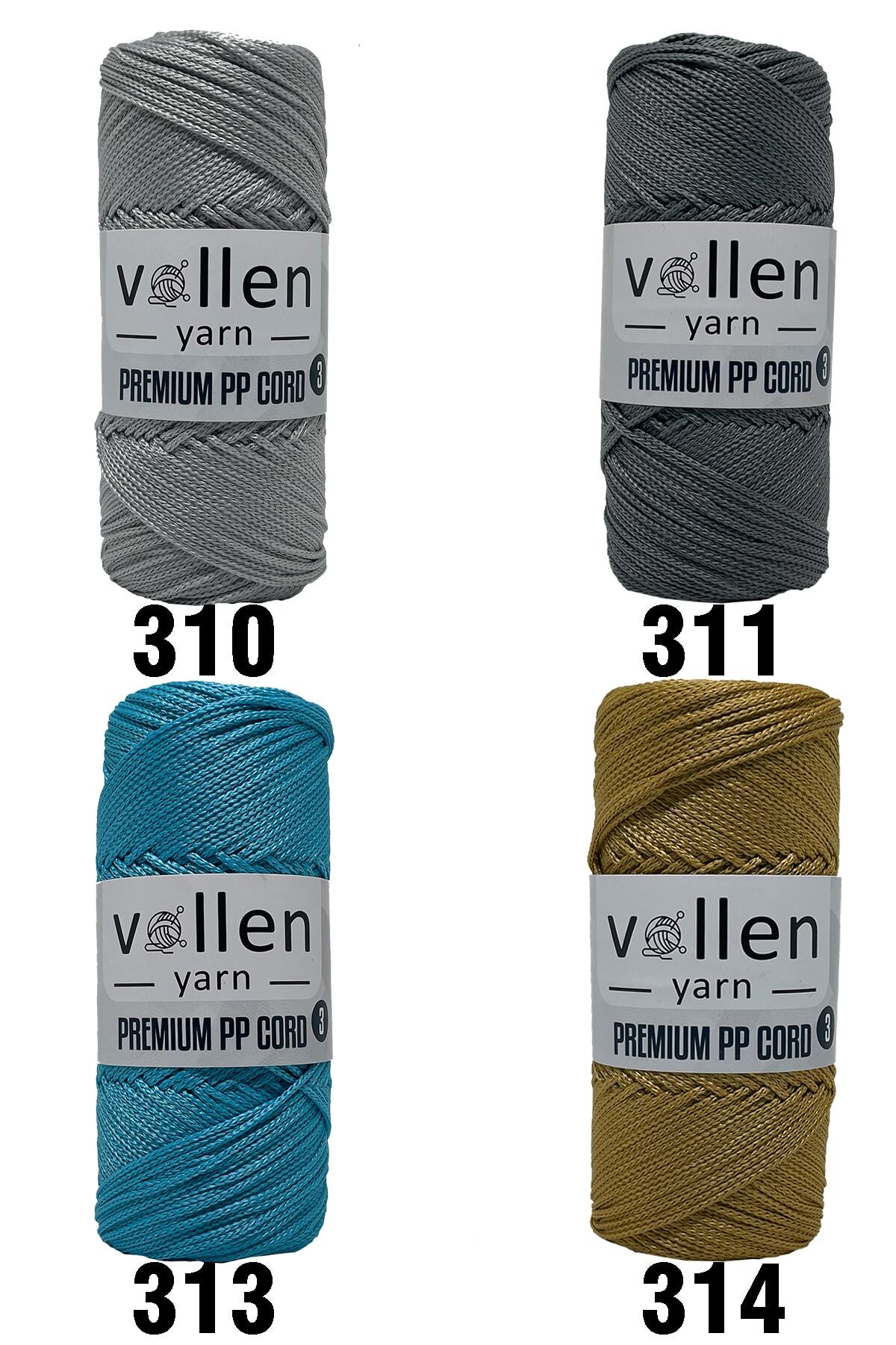 vollen yarn 600m Polyester Makrome Ipi, Supla Ipi, Çanta Ipi, Bileklik ...