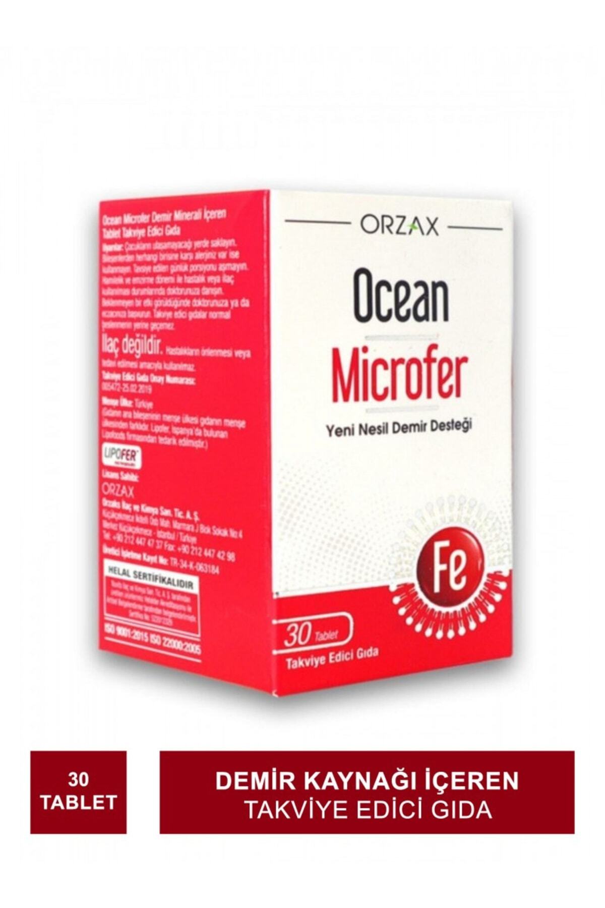 Ocean Microfer 30 Tablet Takviye Edici Gıda - Fiyatı, Yorumları