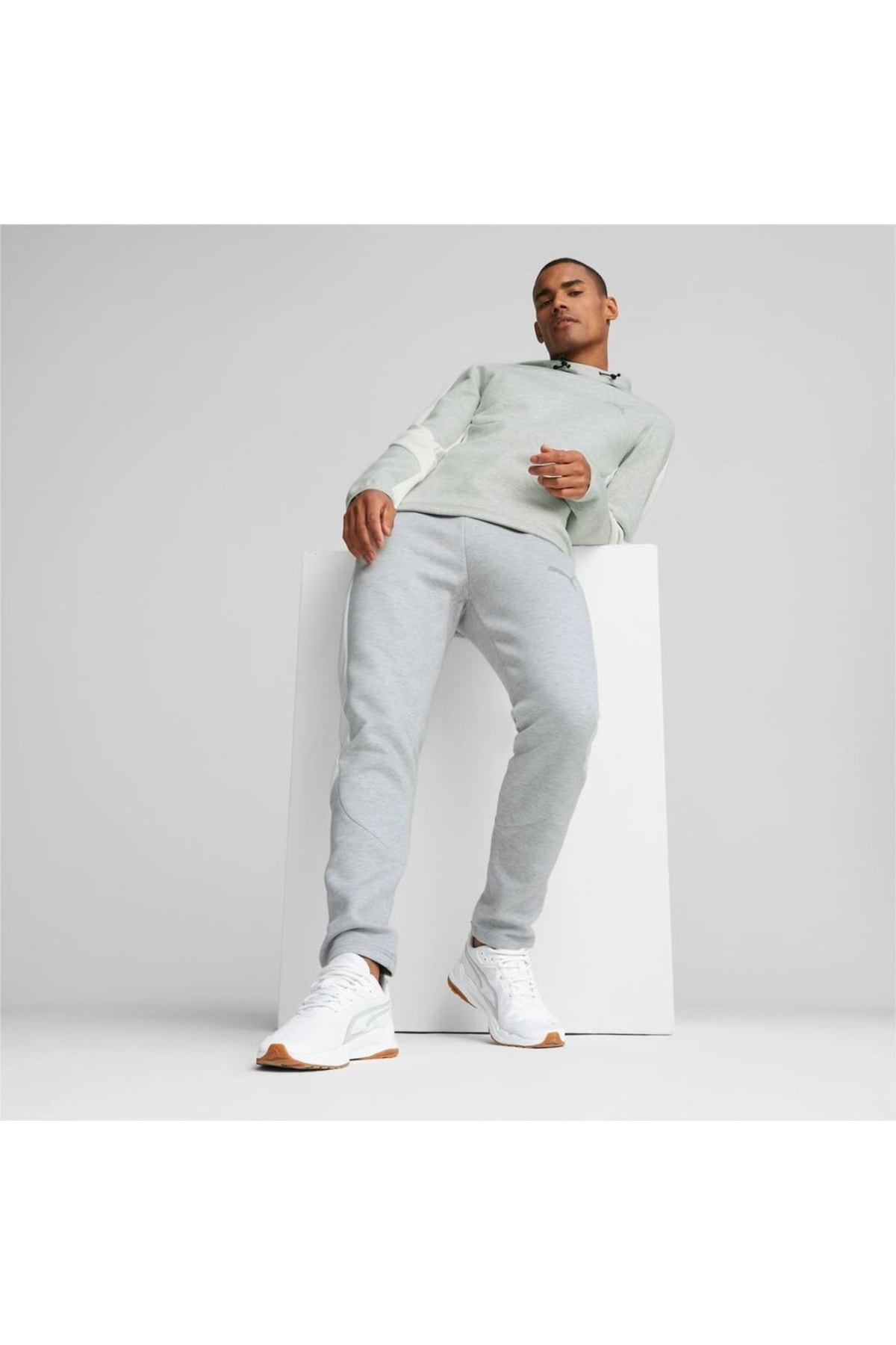 Puma Evostrıpe Pants Dk Light Gray Heather Fiyatı, Yorumları - Trendyol