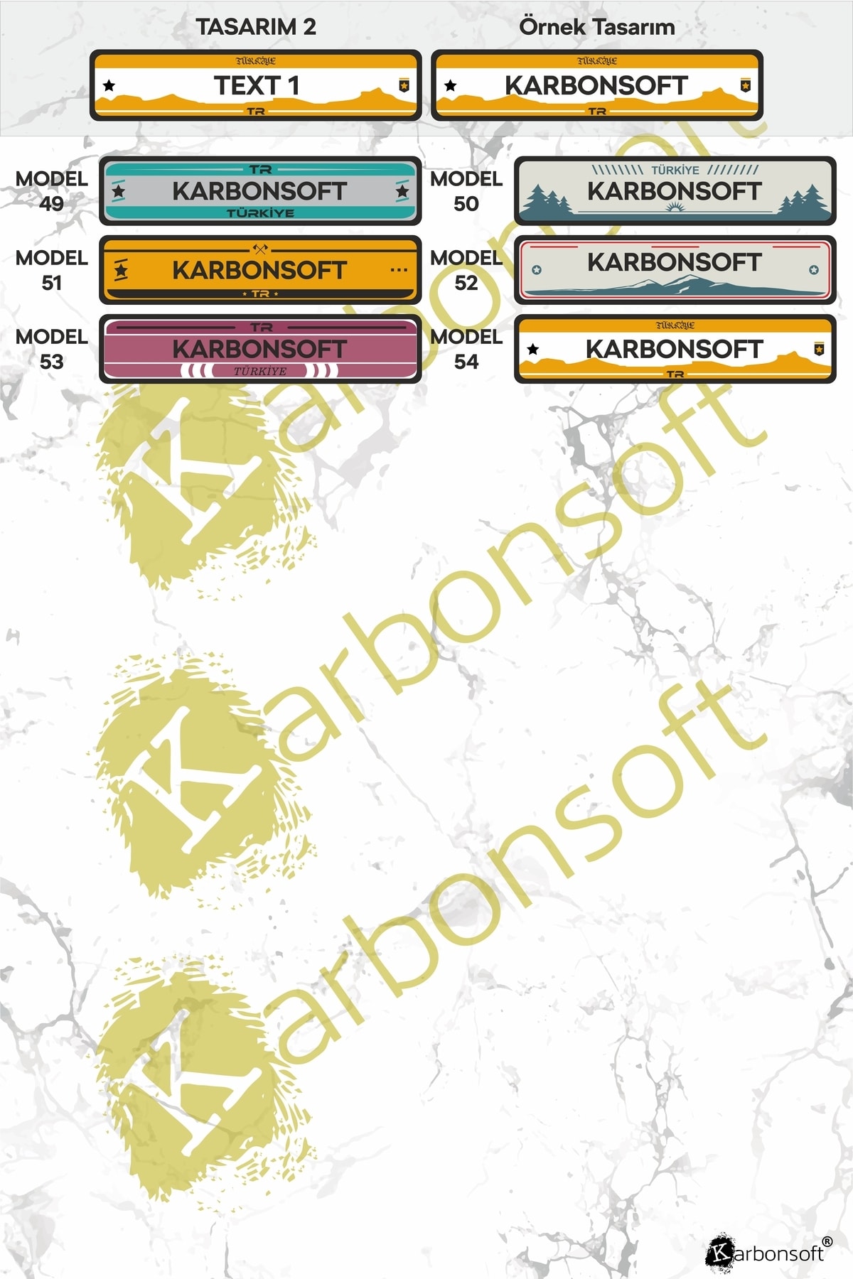 karbonsoft Kişiye Özel Ahşap Dekor Plaka, Araba Plaka, Isimli Plaka, Cam Önü Plakası, Aksesuar ...