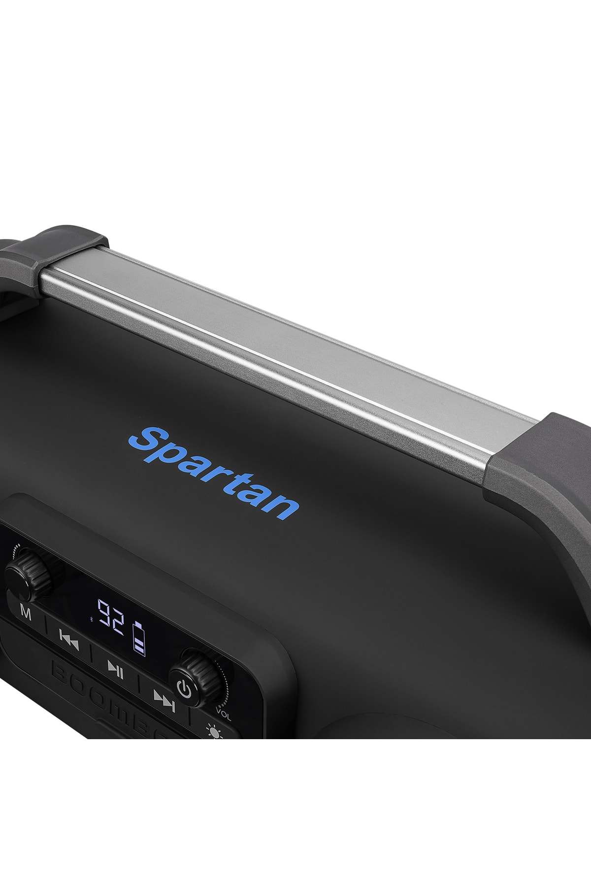 Mikado Sh03 Spartan Led Işıklı Bt/tf/usb/aux/fm/mıc Grişli Speaker ...