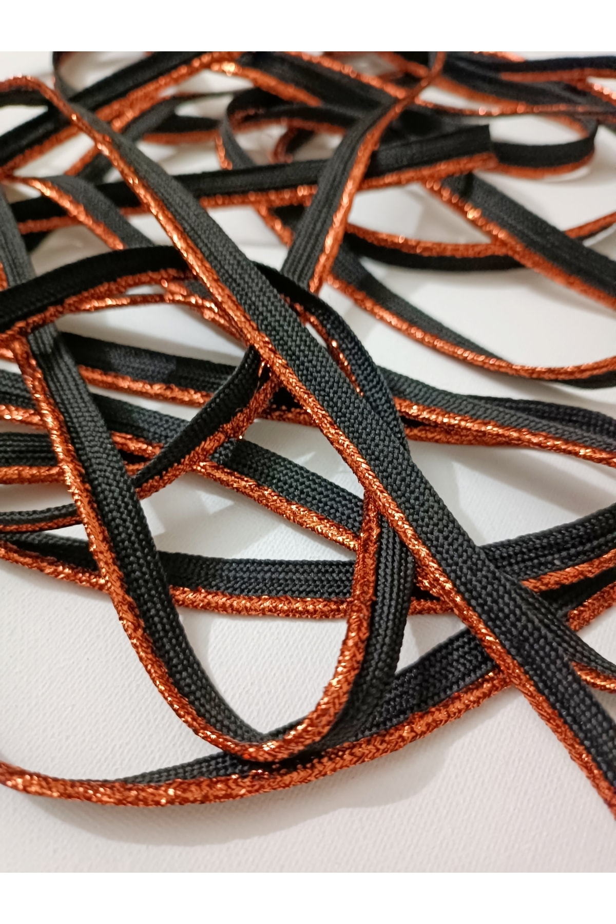 ALTAY TEKSTİL ÜRÜNLERİ Siyah Bakır Biye Şerit Fiyatı, Yorumları - Trendyol