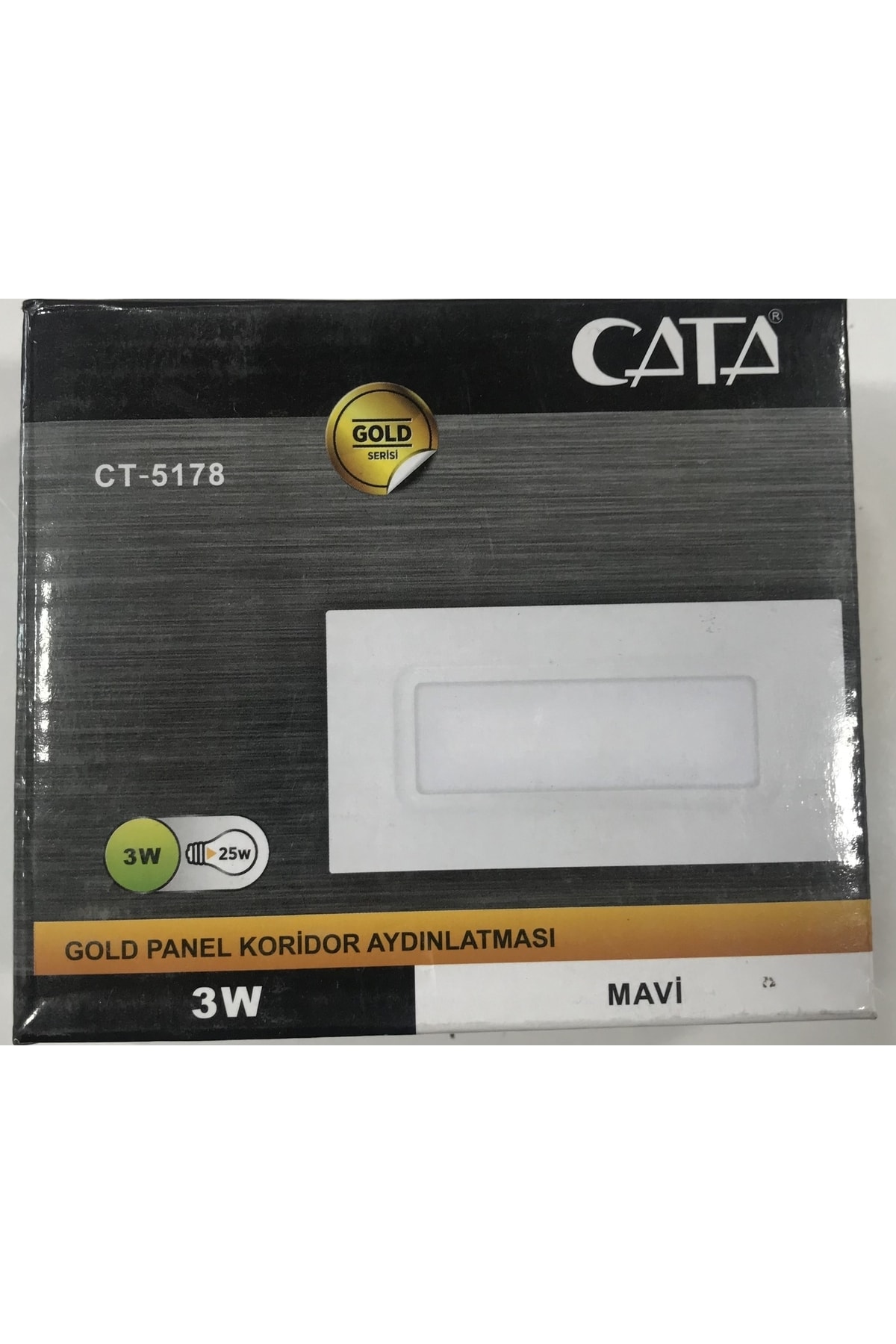 Cata Ct-5178 Gold Panel Korıdor Aydınlatma Armaturu Mavi - Fiyatı ...