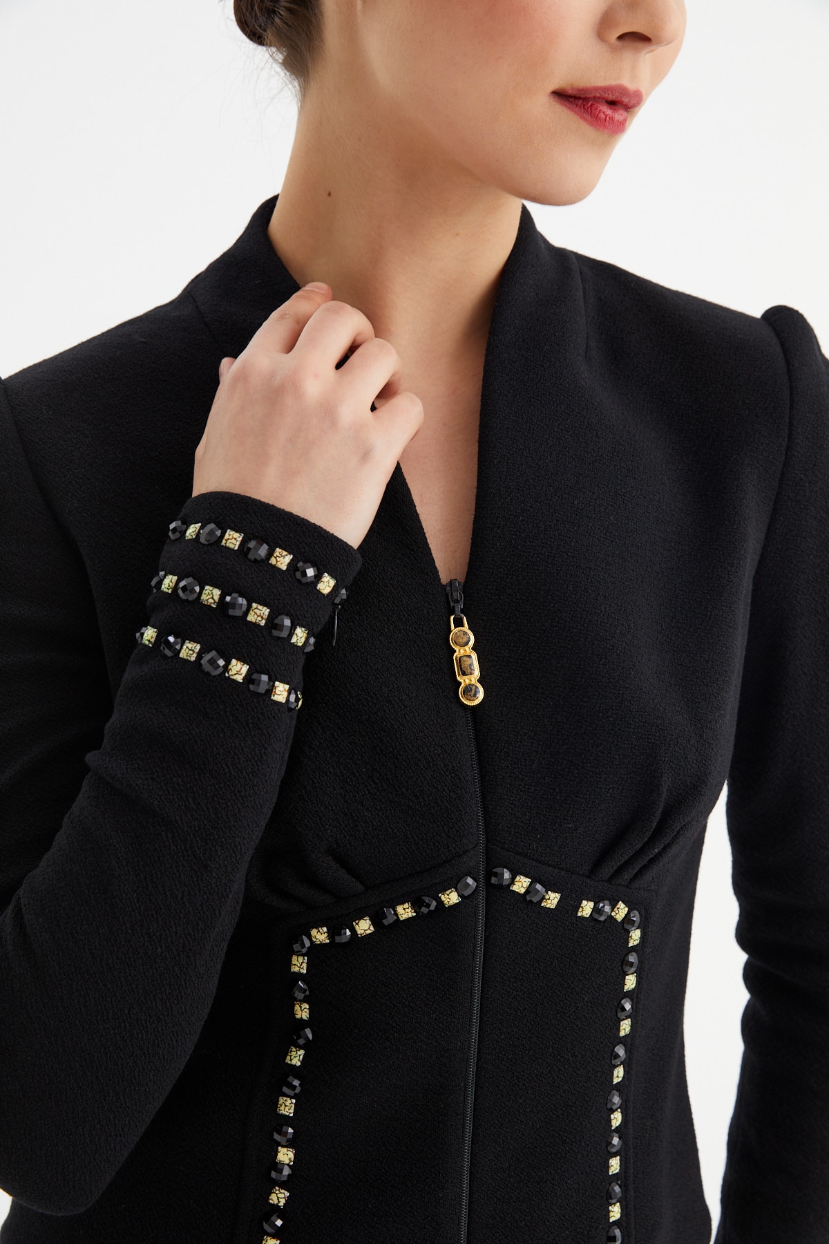 Balizza Blz-taş Işlemeli Fermuarlı Ceket - Fiyatı, Yorumları