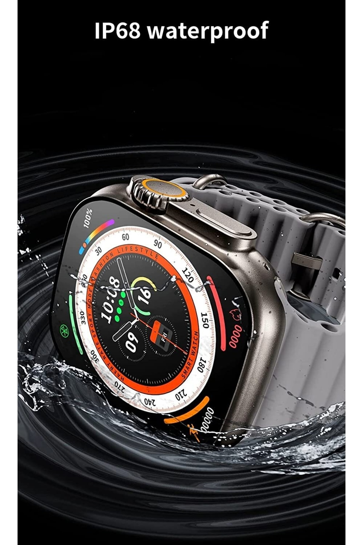 Wearfitpro Watch 8 Ultra Gs Ultra 8 49mm Uyumlu Gerçek Kasa Vidalı ...