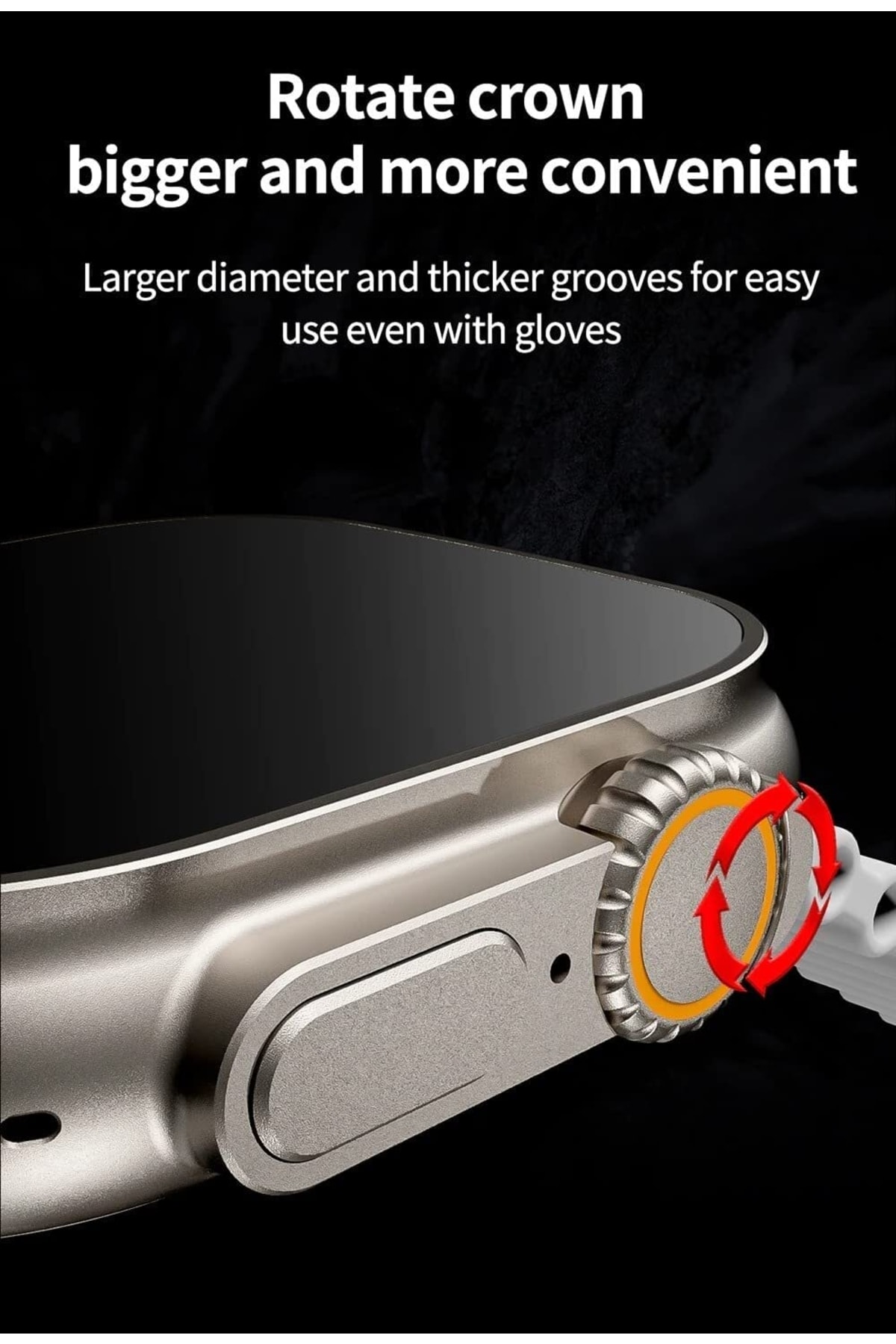 Wearfitpro Watch 8 Ultra Gs Ultra 8 49mm Uyumlu Gerçek Kasa Vidalı ...