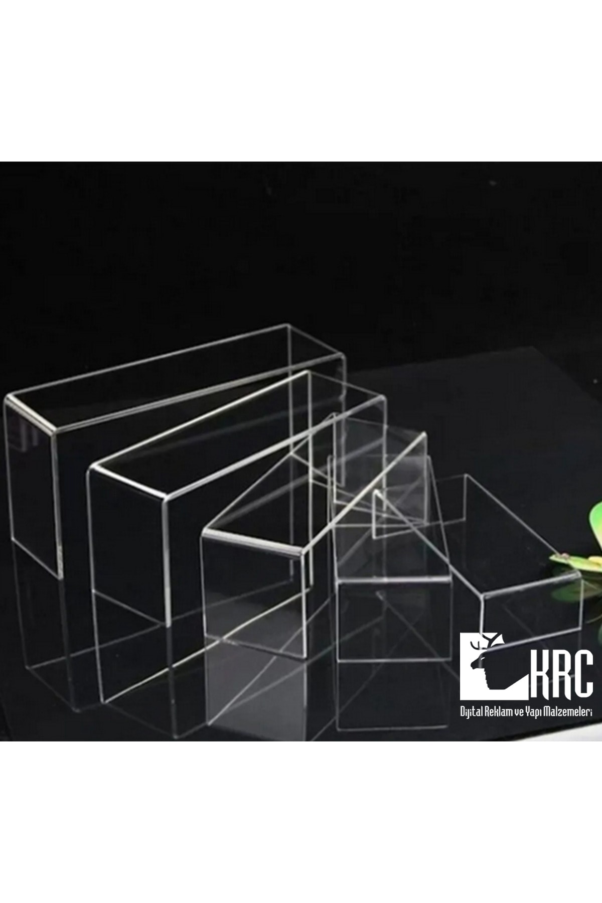 KRCDİJİTAL Birleşik Akrilik Pleksi Stand Masaüstü Ürün Sergileme ...