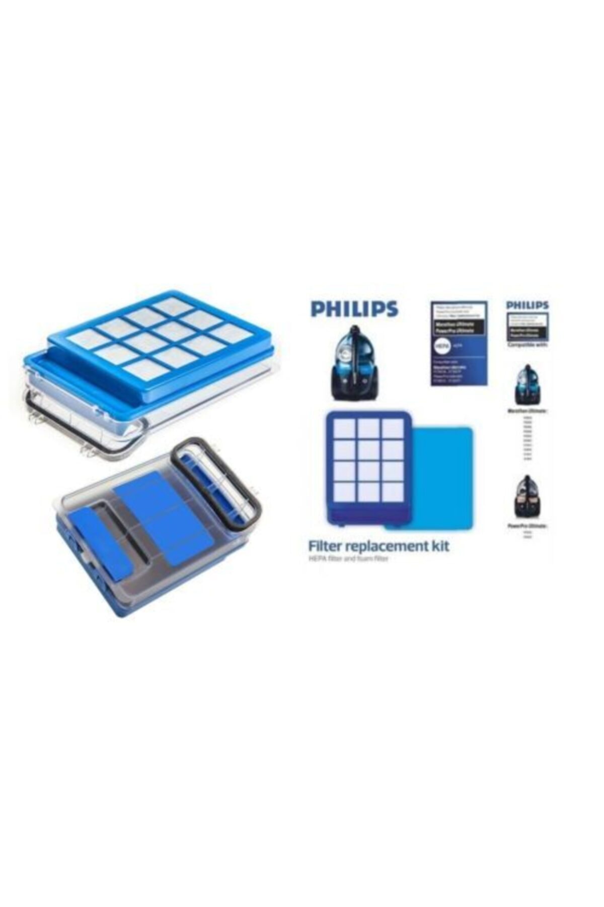 Philips Marathon Ultimate Fc 9911/07 Süpürge Şeffaf Kapağı Ve Filtresi+ ...