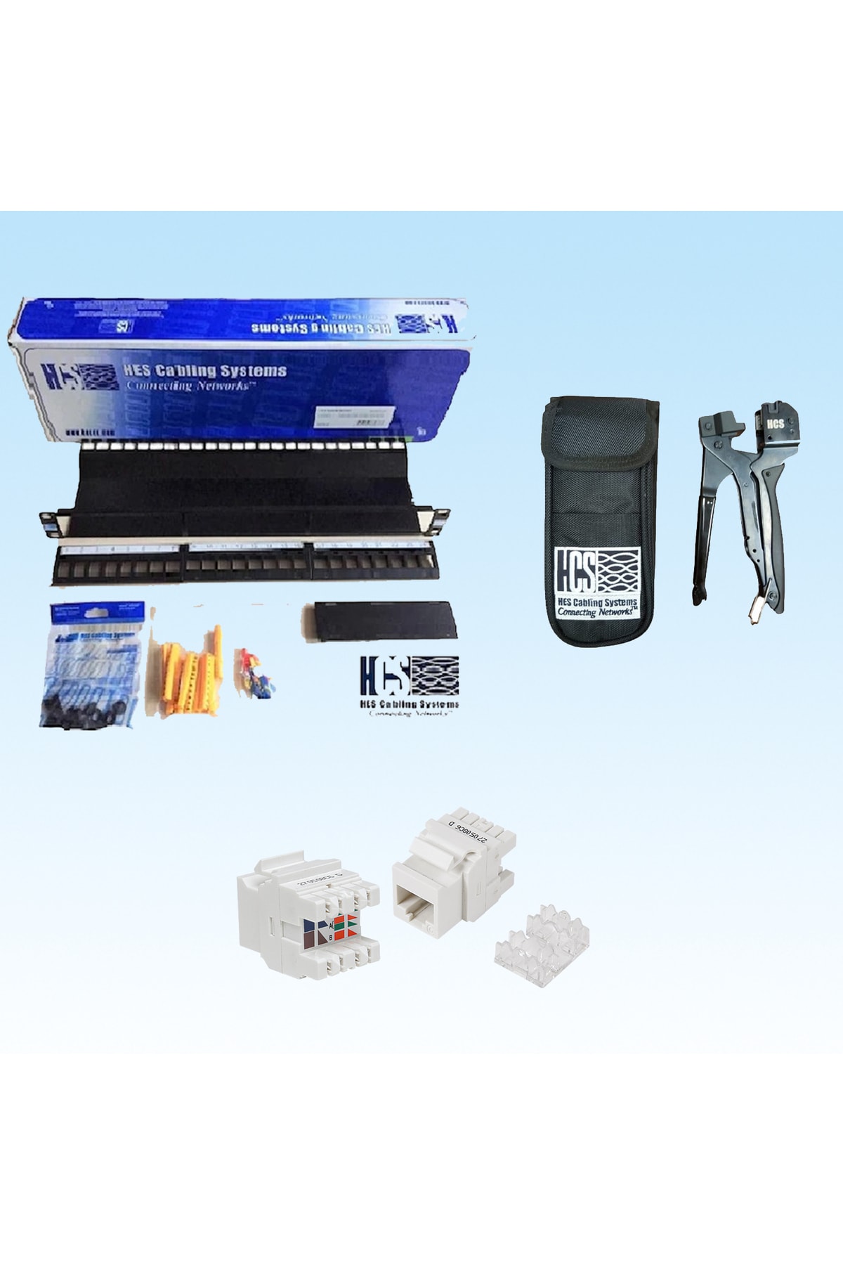 HCS Cat6 Patch Panel P00-02450/keystone Jack 00873 J6e-00873/keystone ...