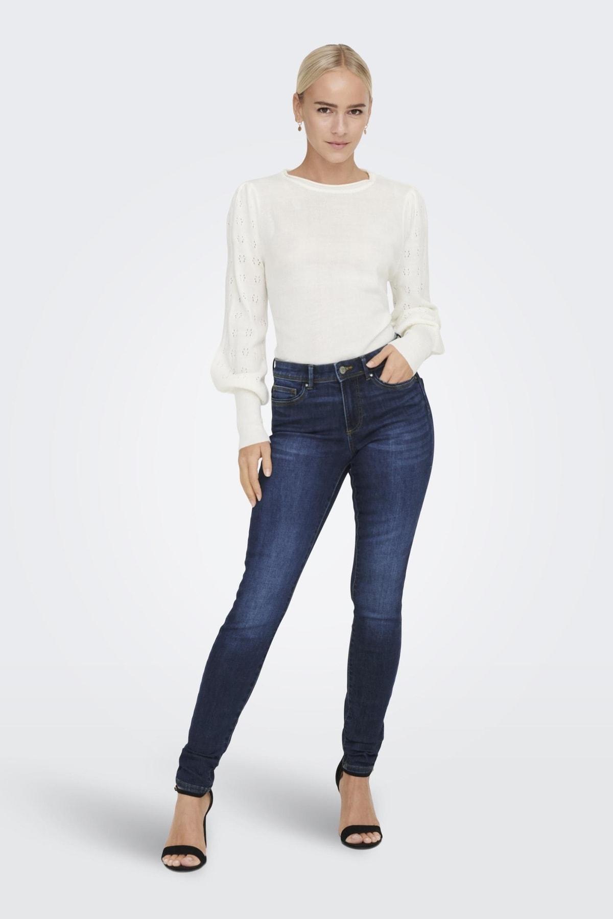 Only 15272480-22k Onlwauw Mıd Sk Dnm Bj581 Noos Kadın Jeans Pantolon ...