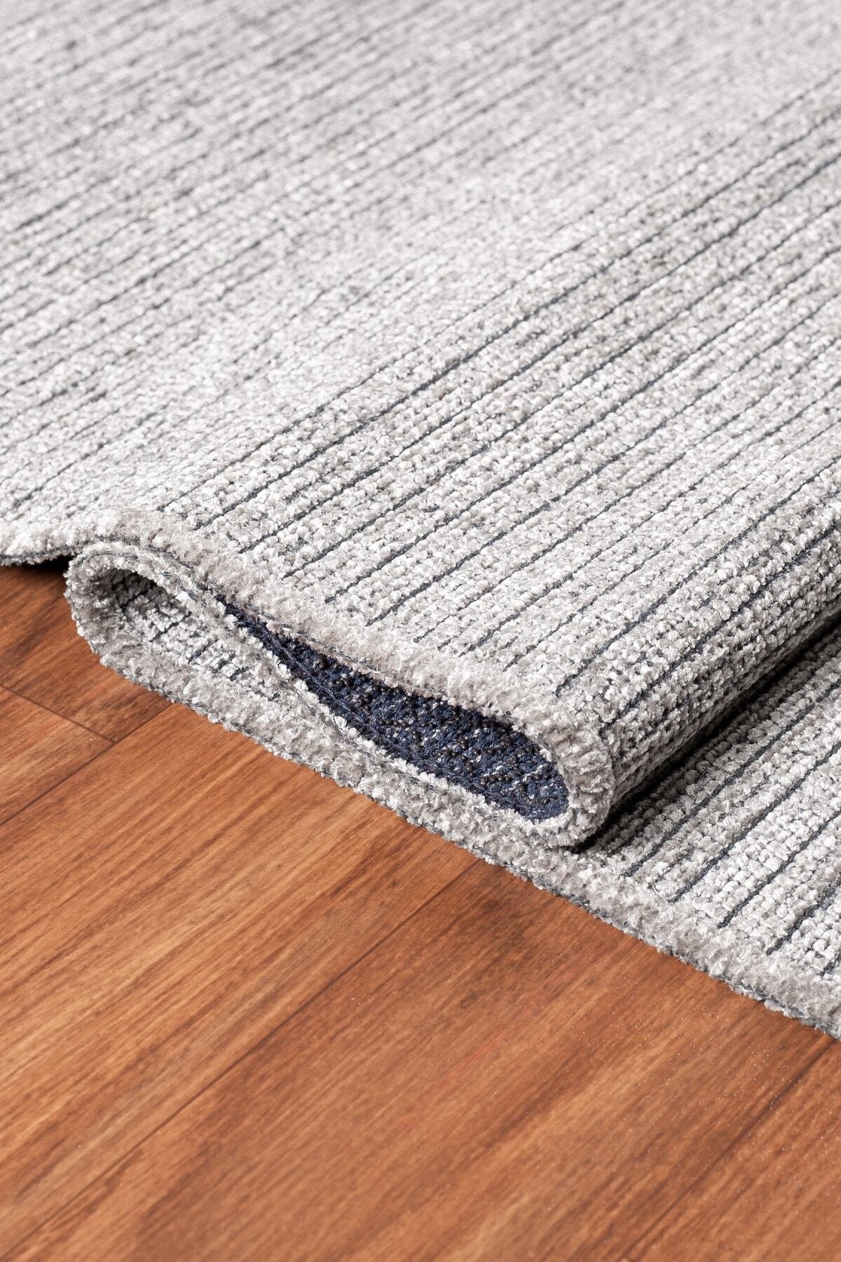 OPTİMA ELİT Noa - Lotus Dekoratif Halı Dokuma Halı Şönil Halı Gri ...