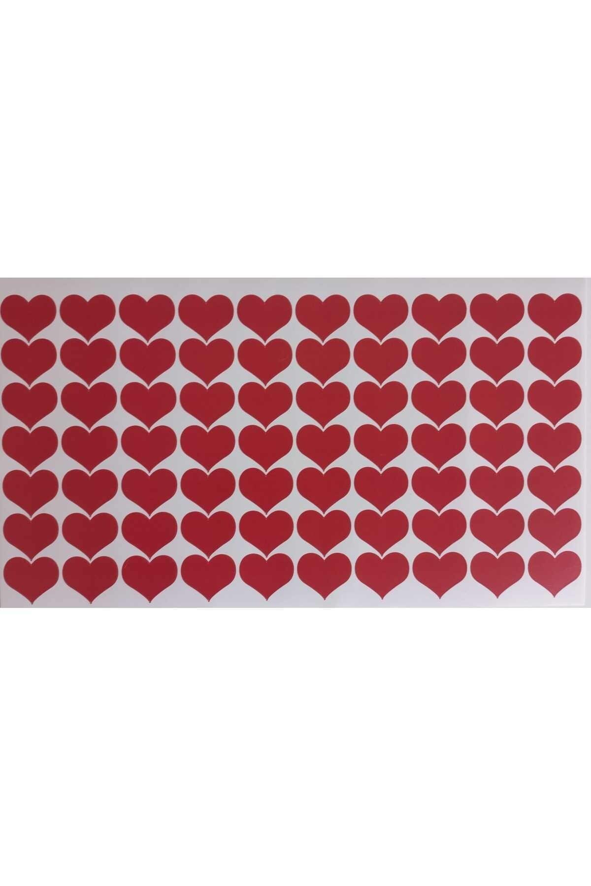 gg gençgirişimci Kuşe Sticker Kalp (kırmızı) 2,5cm 50 Adet Fiyatı ...