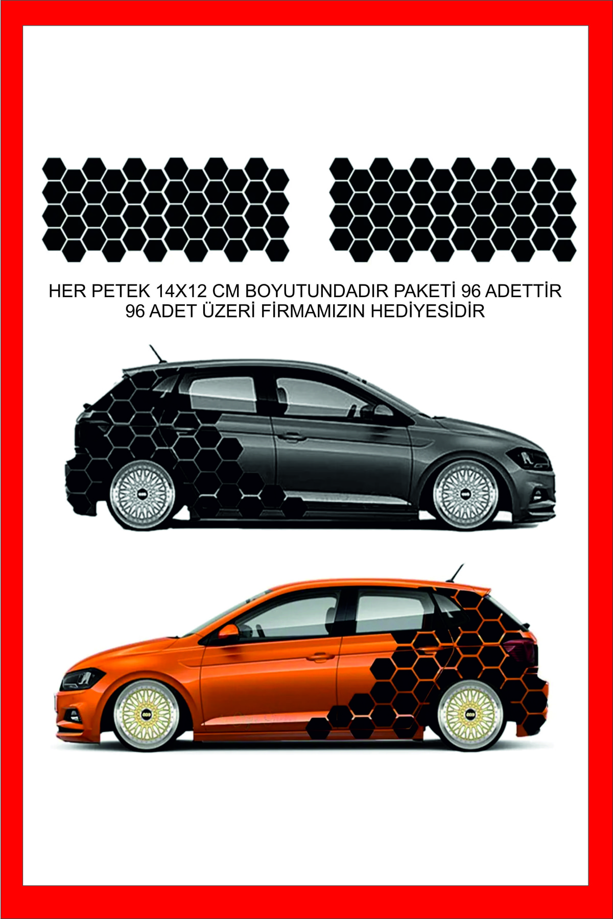 EYBA STİCKER Petek Araba Sticker. Petek Oto Arka Çamurluk Kaplama ...