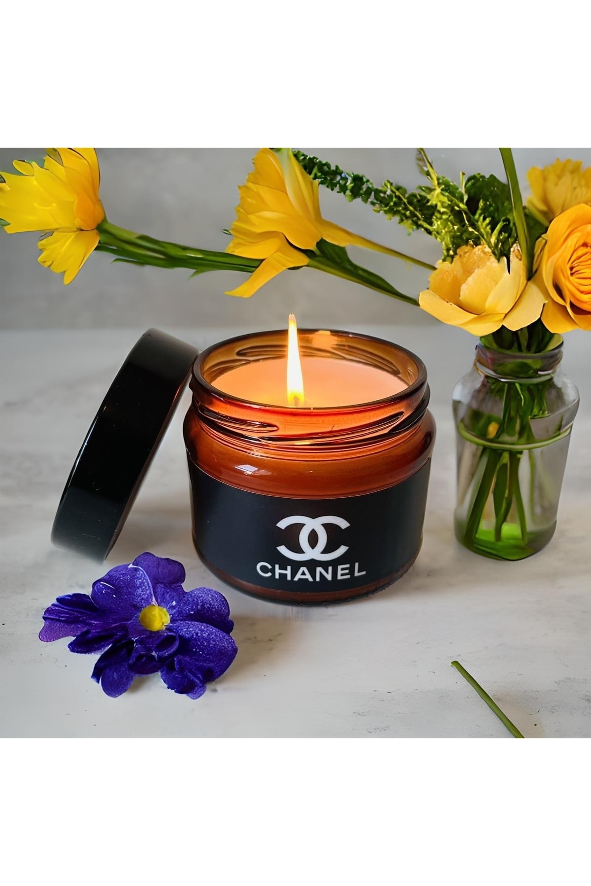 Saccura Decor Amber Cam Kavanoz Mum, 330 Ml Büyük Boy Vanilya Kokulu Mum Fiyatı, Yorumları ...