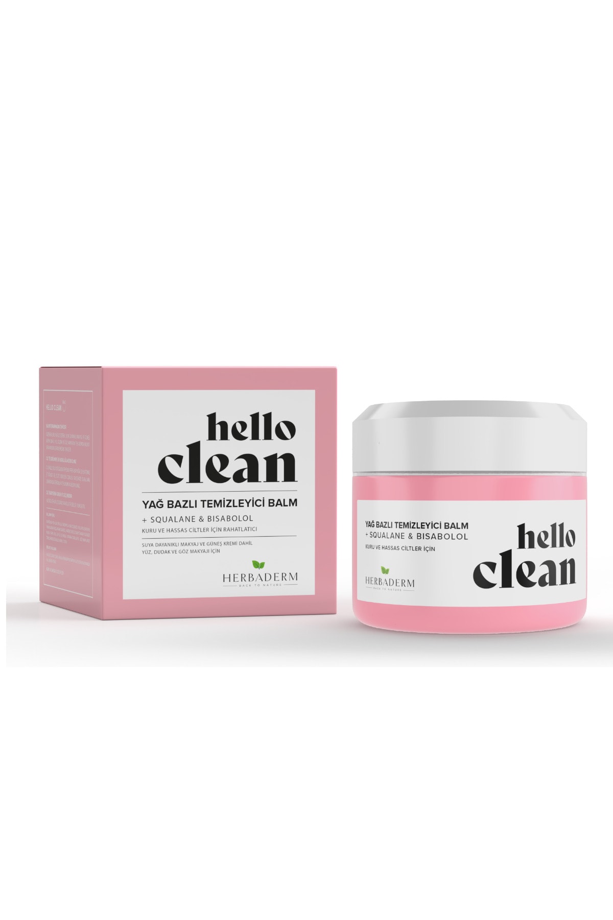 Herbaderm Hello Clean Yağ Bazlı Temizleyici Balm Squalane & Bısabolol ...