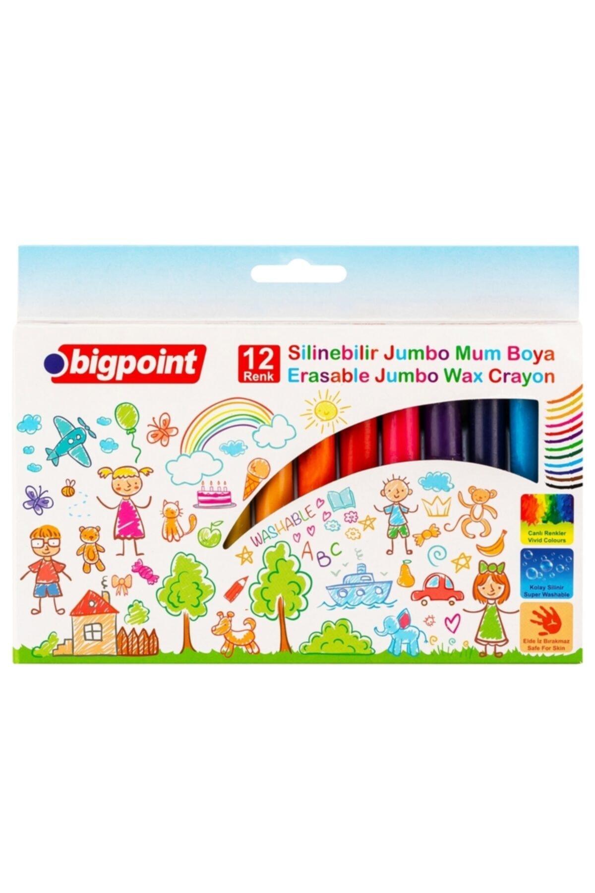 Bigpoint Silinebilir Jumbo Mum Boya 12 Renk Fiyatı, Yorumları - Trendyol
