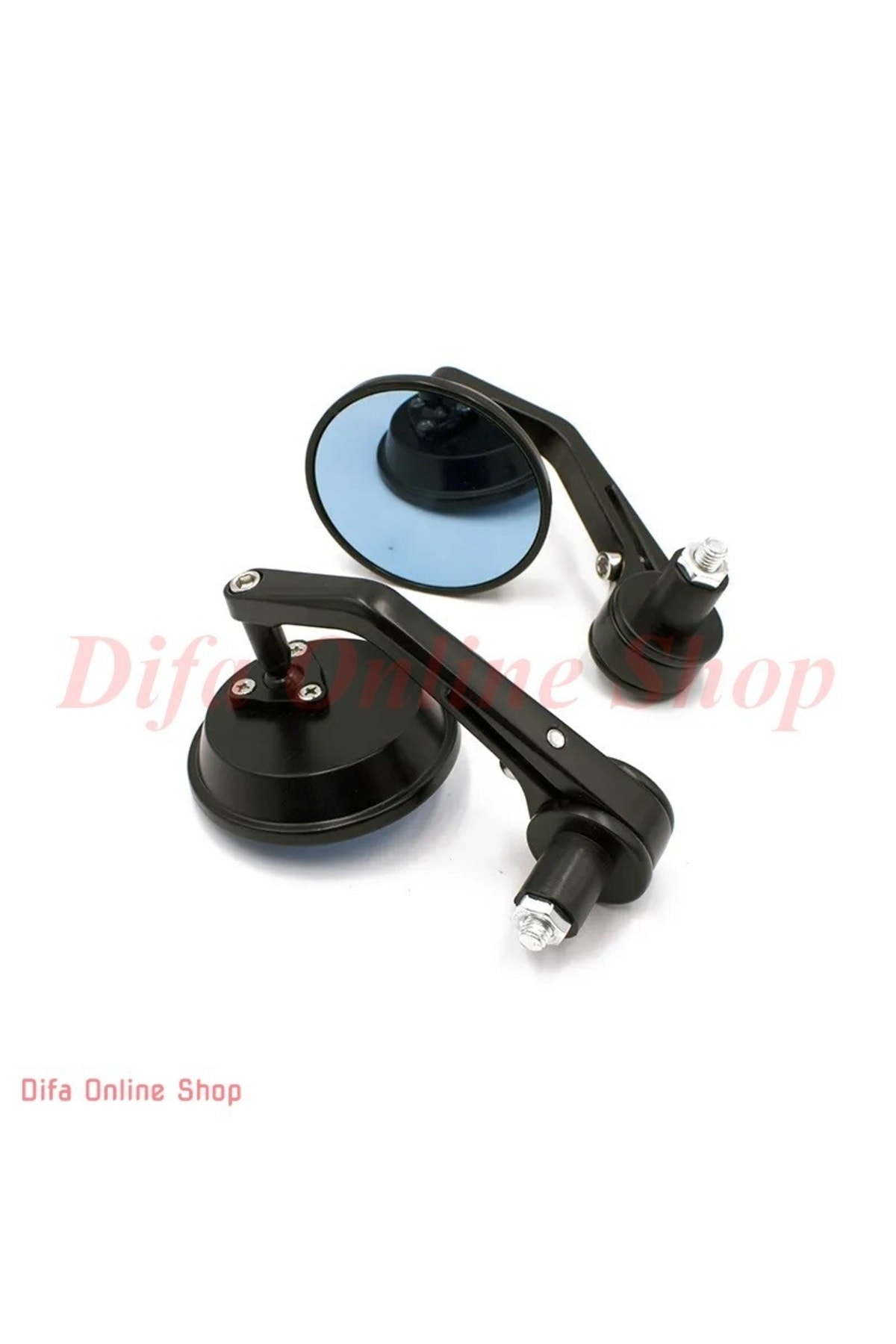 Merpa Motor Motosiklet Gidon Aynası Cnc Alüminyum Yuvarlak 22mm Kırmızı ...