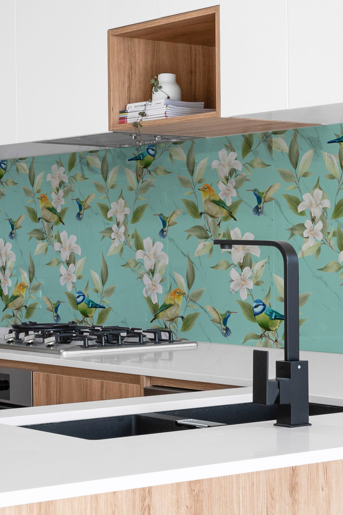 DECORIO HOME Mutfak Tezgah Arası & Banyo Fayans Kendinden Yapışkanlı ...