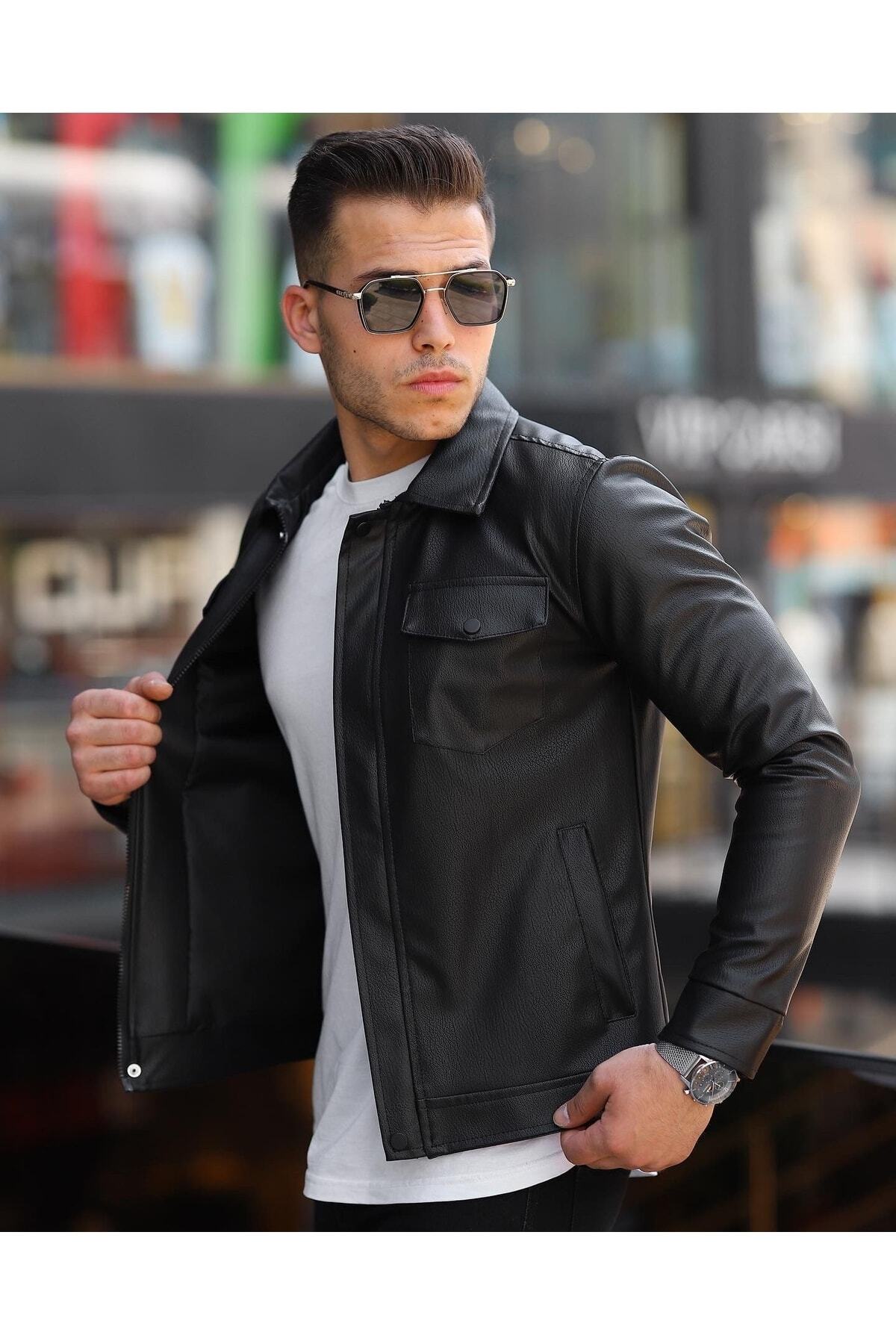 Boymen Yeni Sezon Erkek Deri Ceket Fiyatı, Yorumları - Trendyol