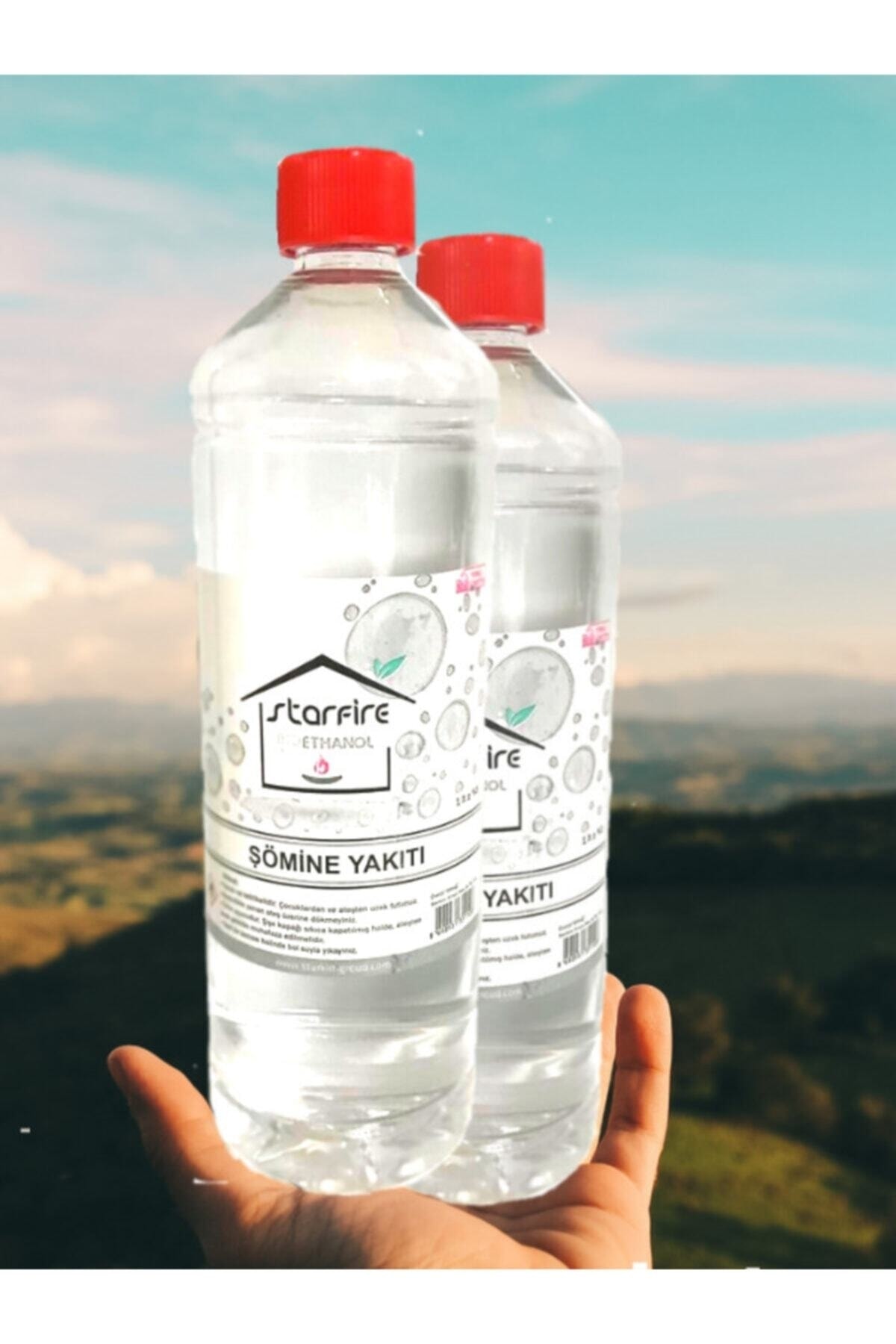 Starfire 2 lt Yenilenebilir Enerji Kaynağı Bioethanol Şömine Yakıtı ...