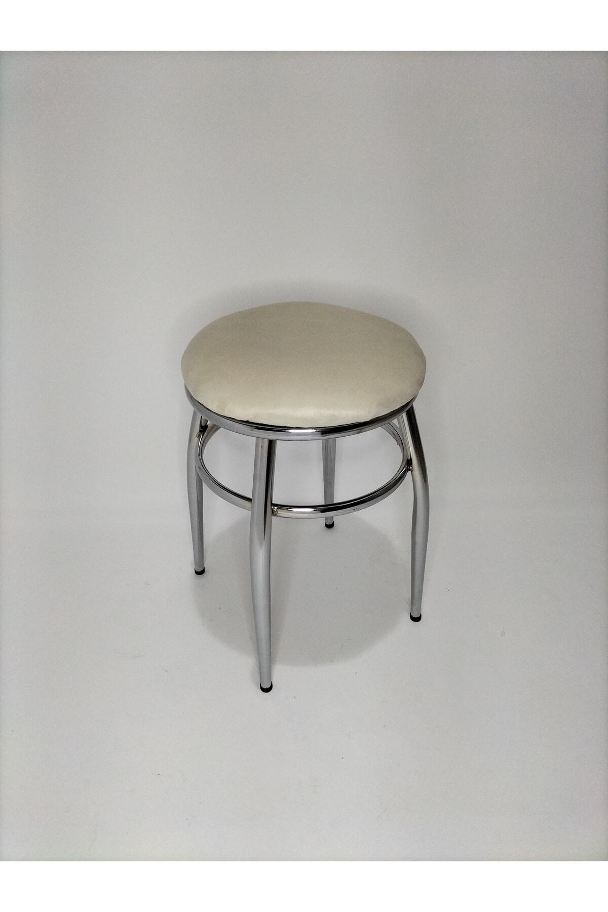 EVKO MOBİLYA Tabure, Bar Taburesi, 4'lü Tabure, Metal Ayaklı Tabure, Iç ...