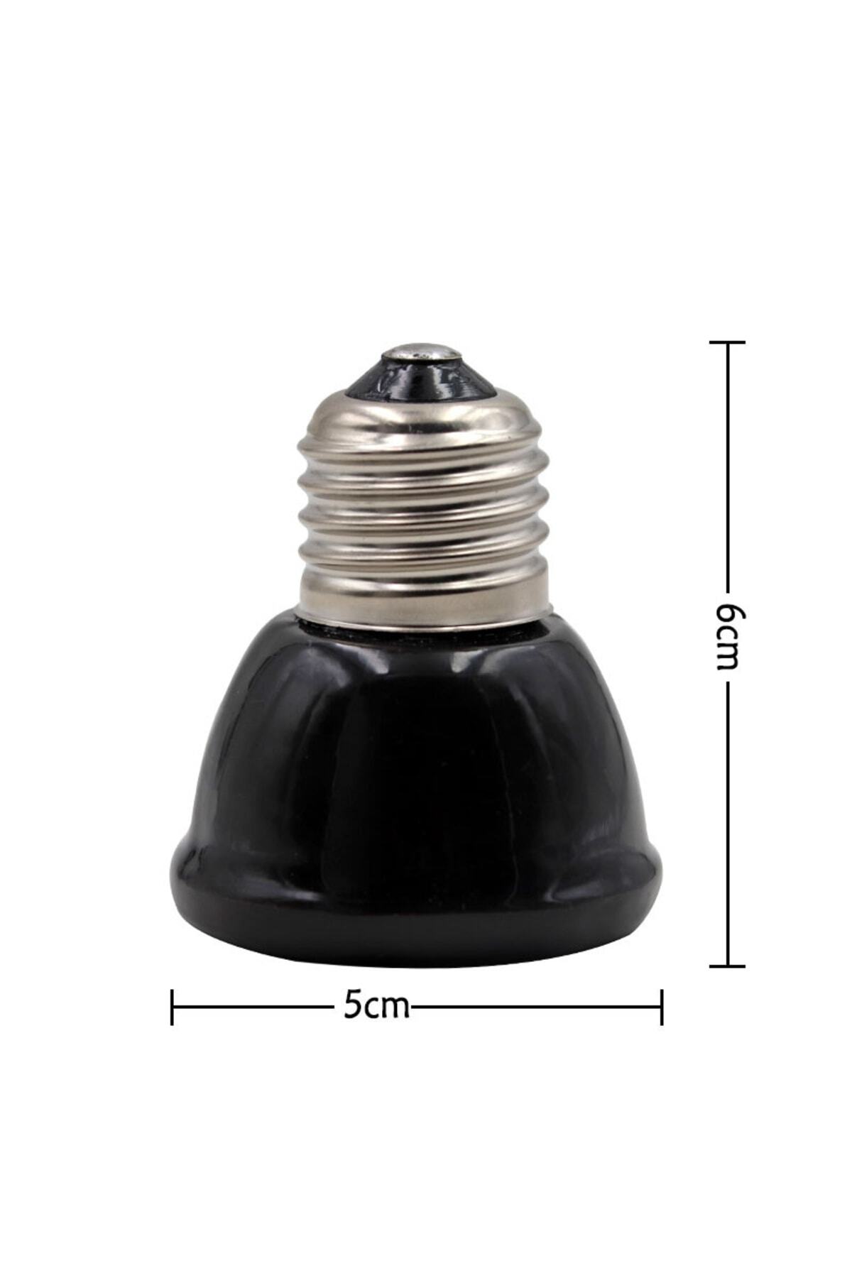 SYNOPE 220v 50w Kızılötesi Seramik Isı Yayıcı Ampul Hayvan Bitki ...