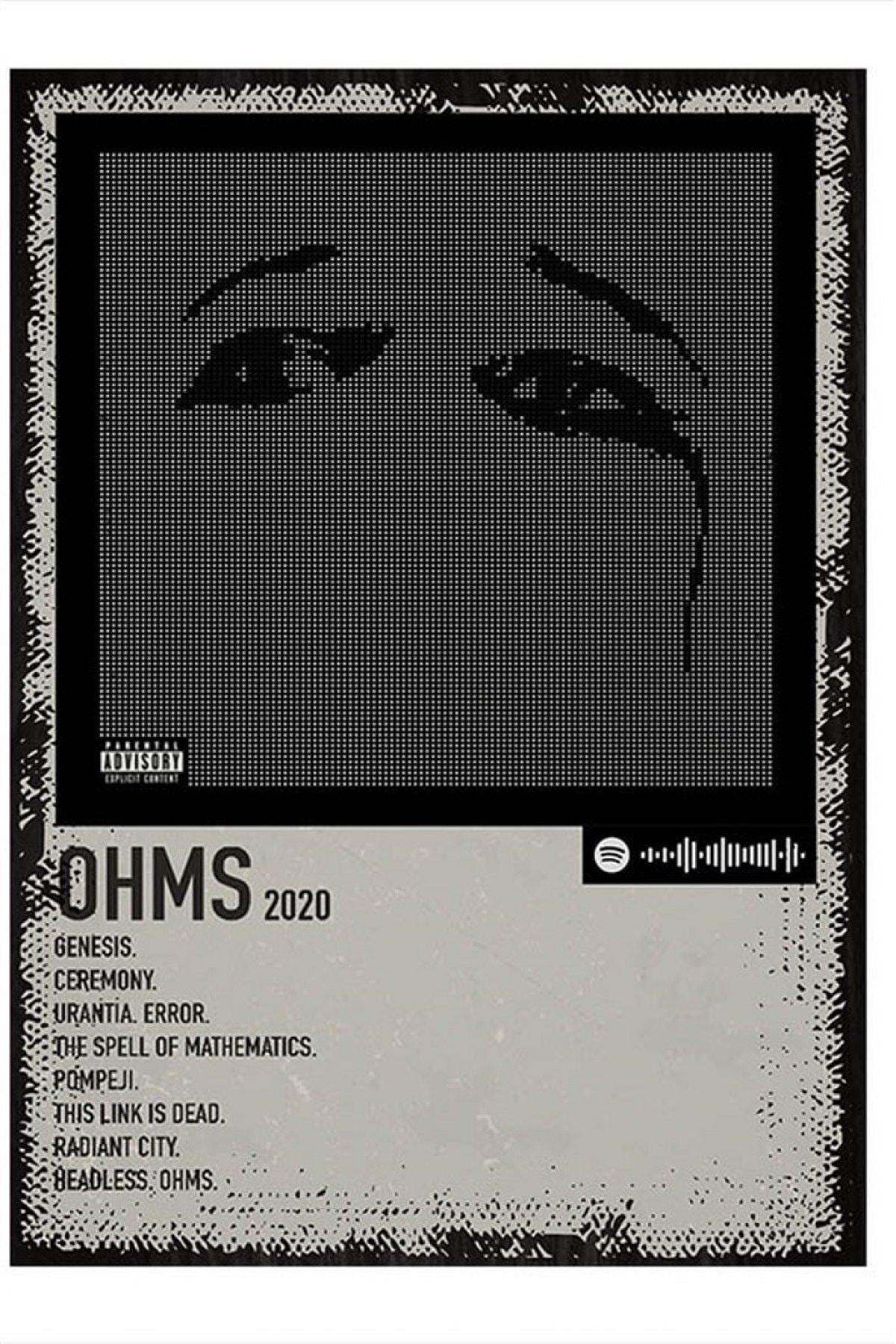 ekart Ohms Deftones Spotify Kodlu Albüm Kapağı Tablo 15cmx 22cm Fiyatı ...