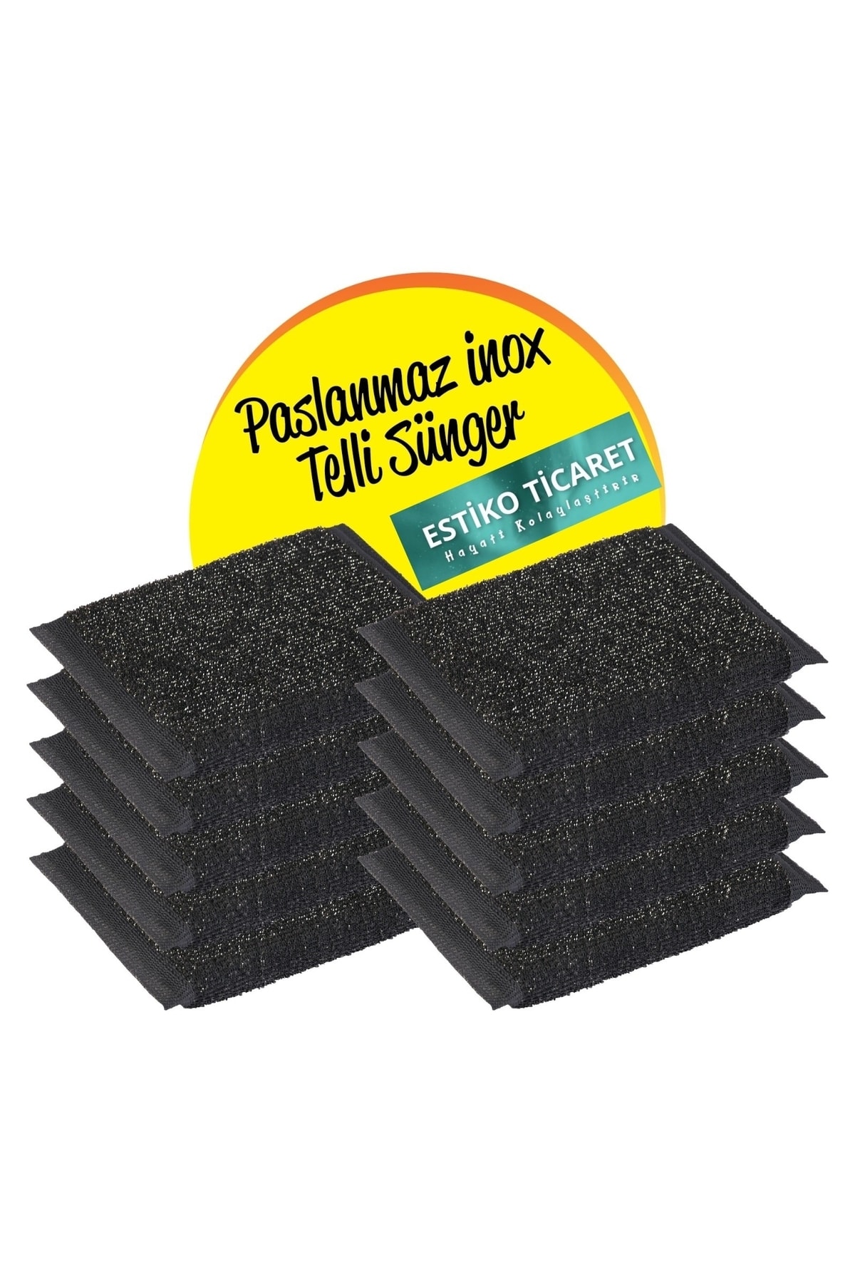 ESTİKO Inox Telli Temizlik Süngeri 10lu Paket Fiyatı, Yorumları - TRENDYOL