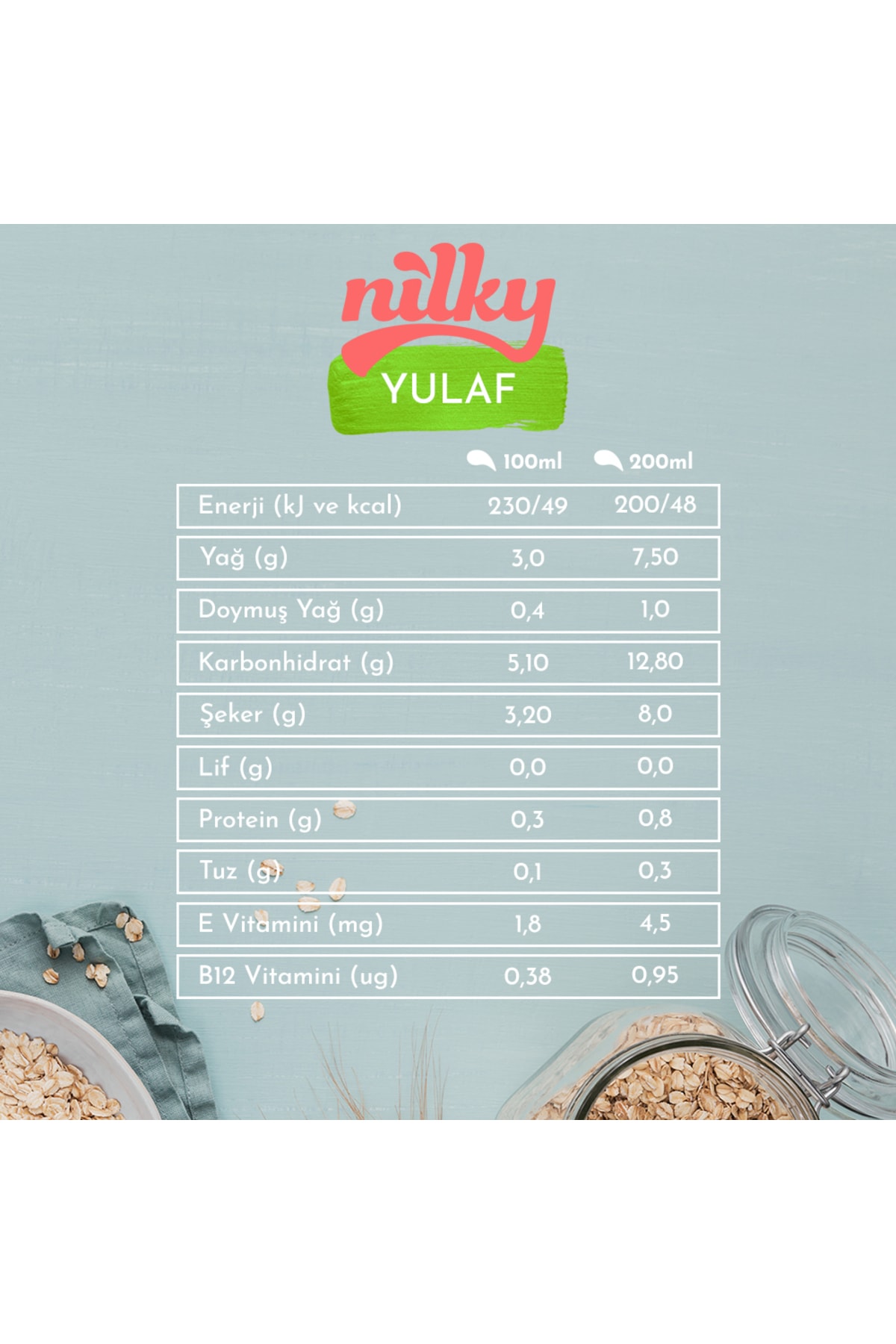 NİLKY Yulaf Sütü Bitkisel Bazlı Laktosuz Vegan 6x1 Lt Fiyatı, Yorumları ...