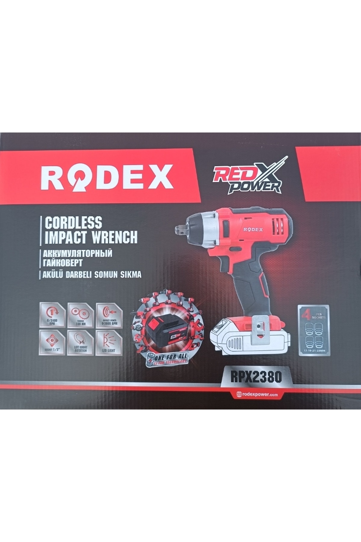 Rodex Rpx2380 Somun Sökme Somun Sıkma Makinası 2 Batarya Ve Sârj Aleti Fiyatı, Yorumları - Trendyol