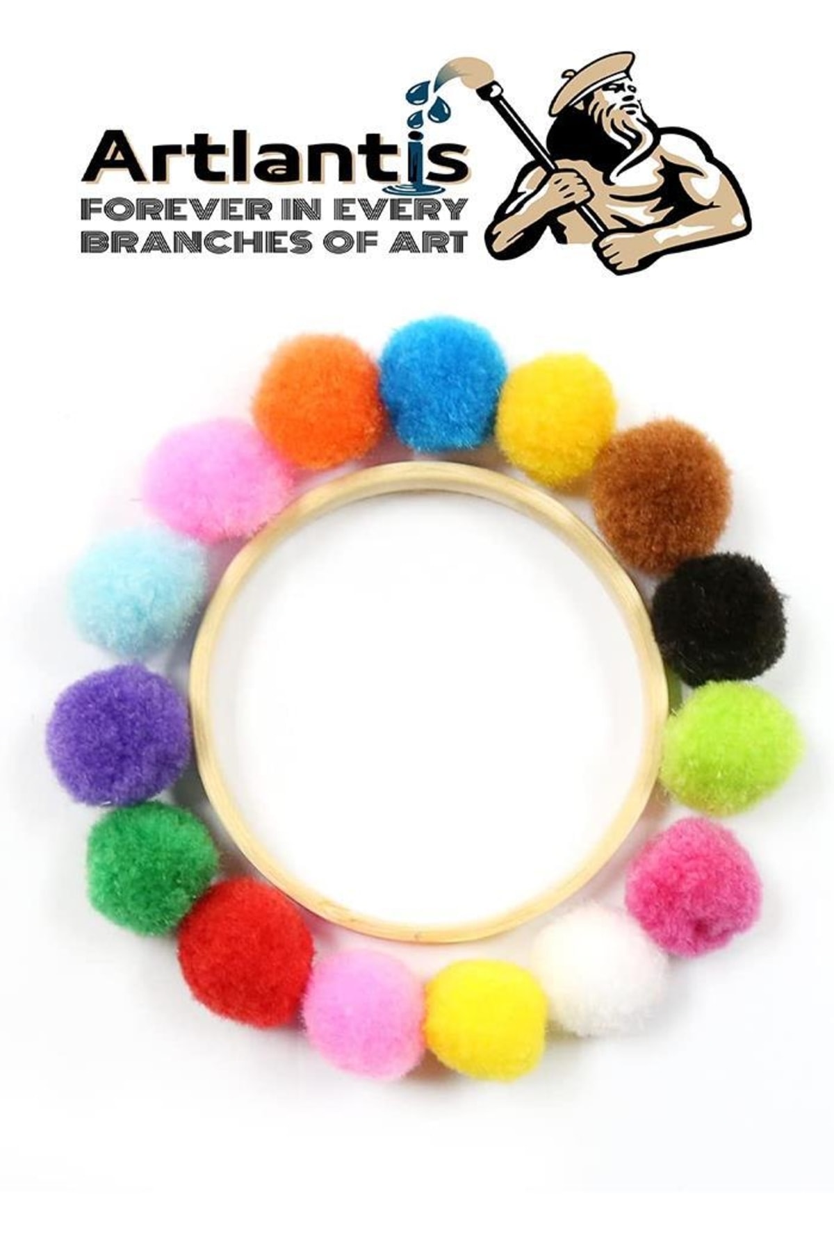 Artlantis Ponpon 20 Mm 70 Li 1 Paket Karışık Renk Pon Pon 20 Mm Pompom 2 Cm Elişi Etkinliği ...