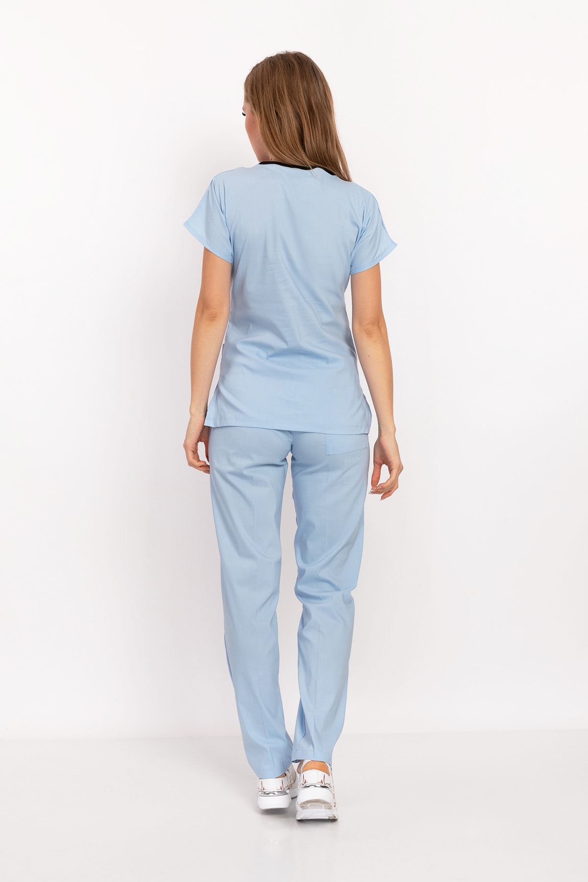 Nur Medikal Giyim Bebe Mavisi Terikoton Unisex Doktor Hemşire Hastane ...