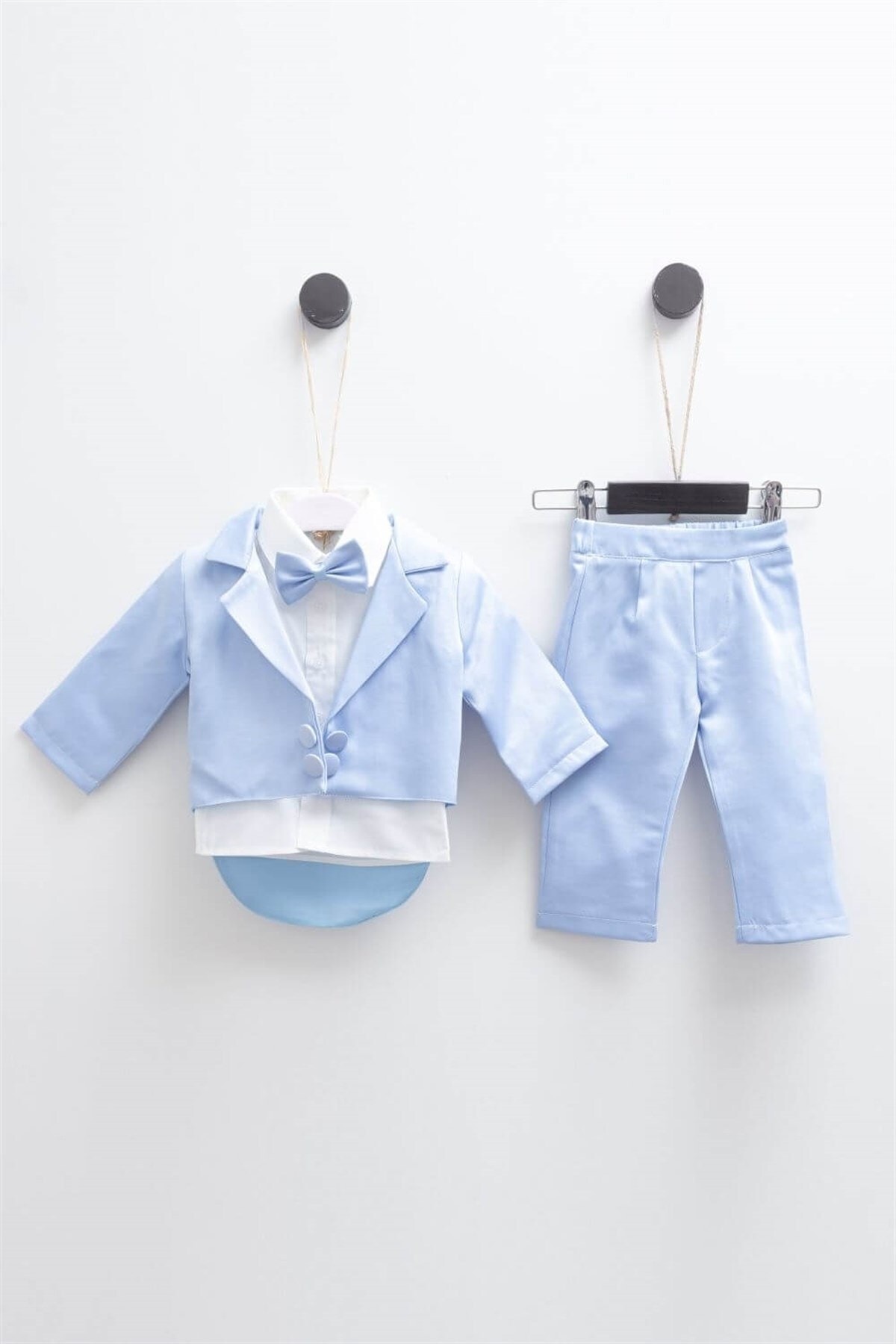 Pugi Baby 2053 Erkek Bebek Smokin Mavi Mevlüt Takımı - Fiyatı, Yorumları