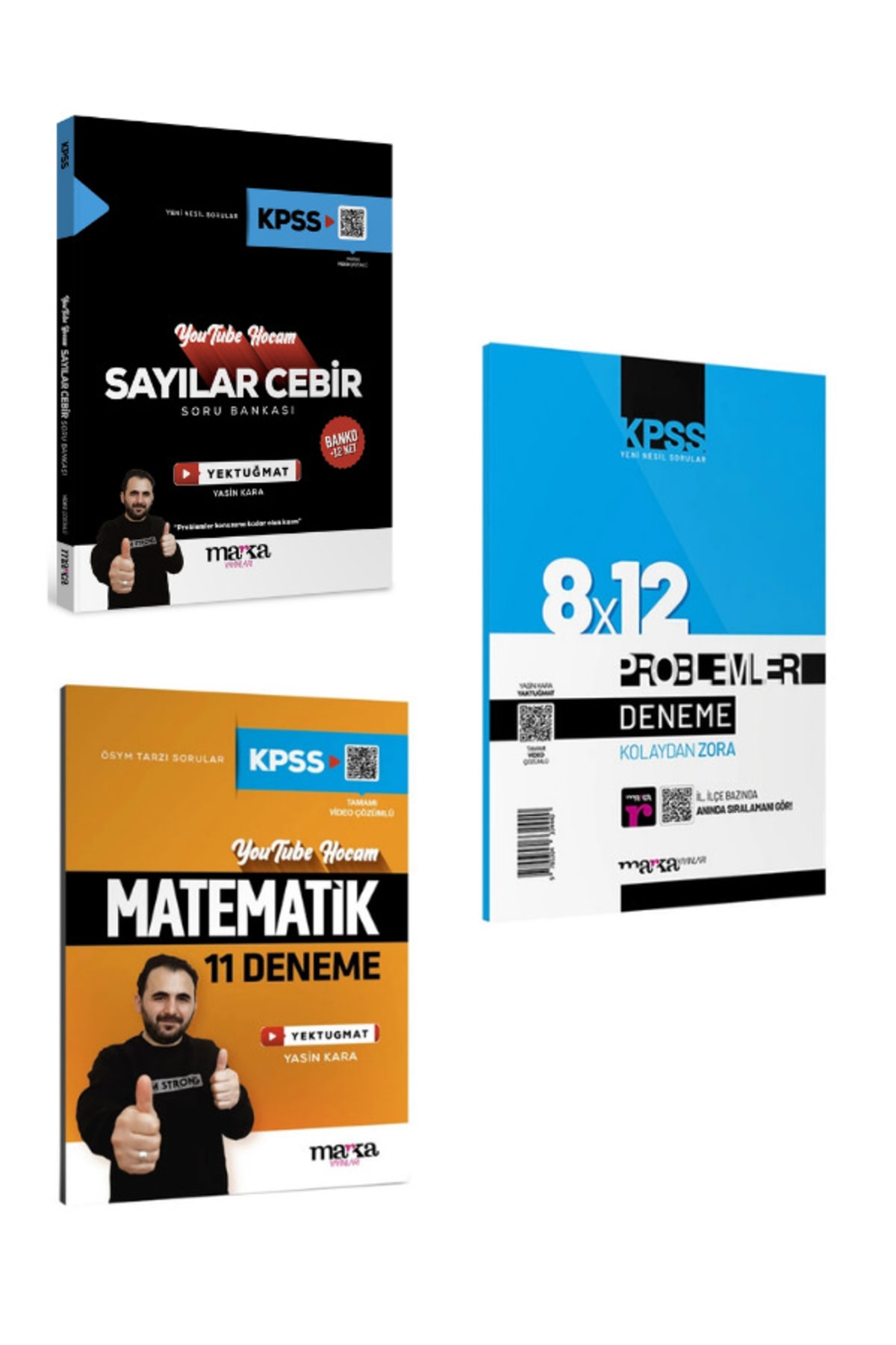 Marka Yayınları Kpss Sayılar Cebir Soru Bankası Ve Yektuğ Mat Deneme ...