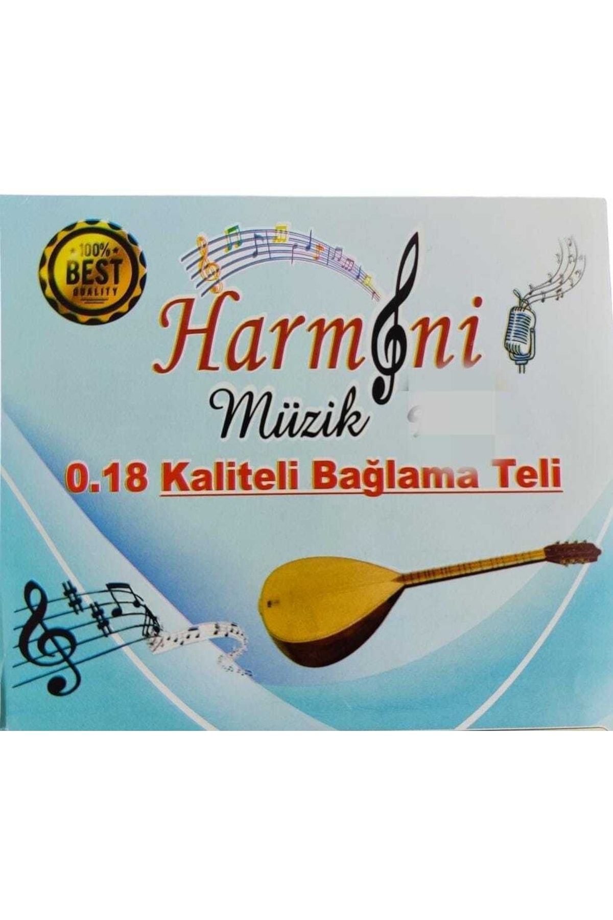 harmoni strings Saz Teli Mızrap Hediye 0.18 Kısa Sap Bağlama Için ...