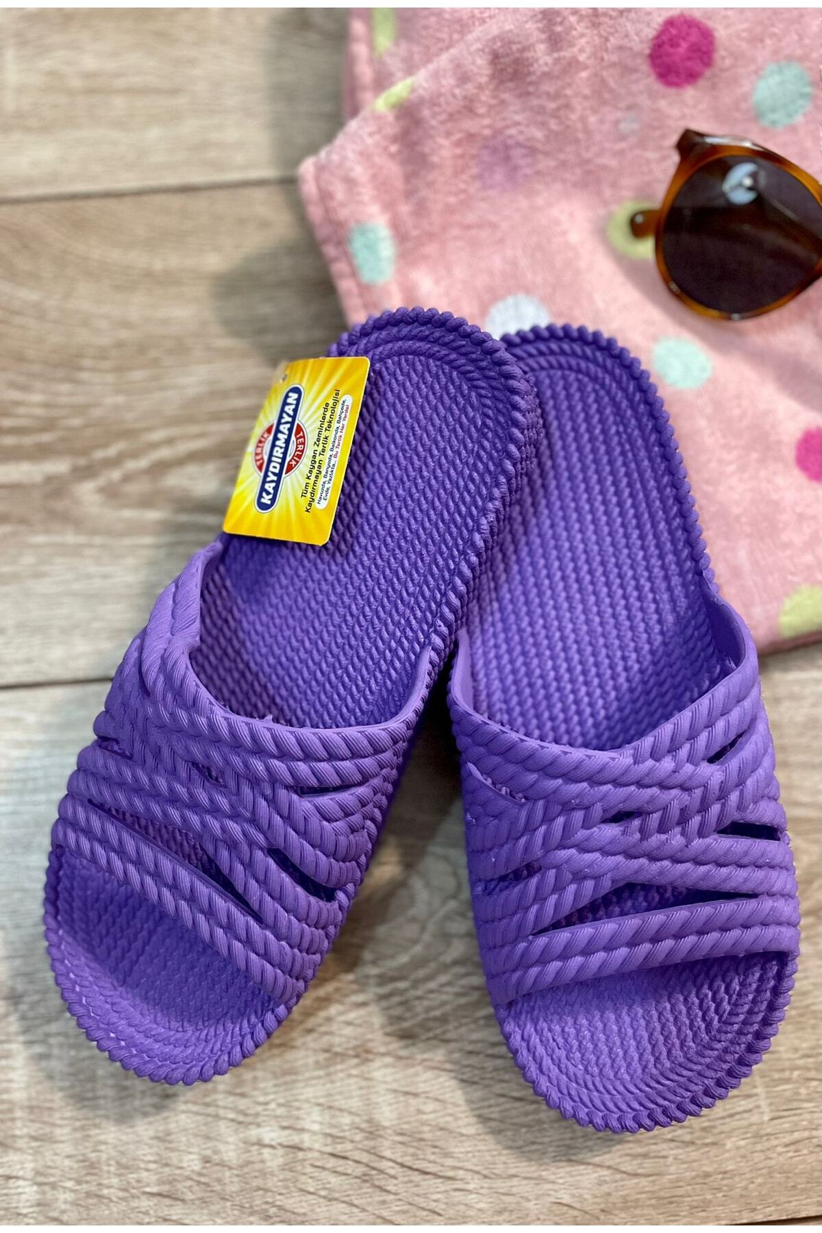 Lurji Kadın Hasır Gorumun Kaydırmaz Havuz Plaj Banyo Ve Outdoor Terlik ...