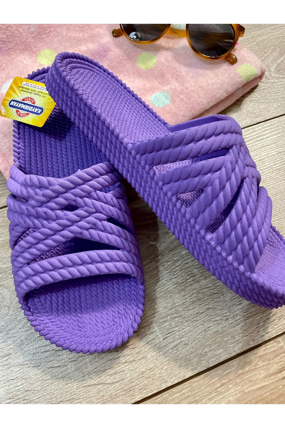 Lurji Kadın Hasır Gorumun Kaydırmaz Havuz Plaj Banyo Ve Outdoor Terlik ...