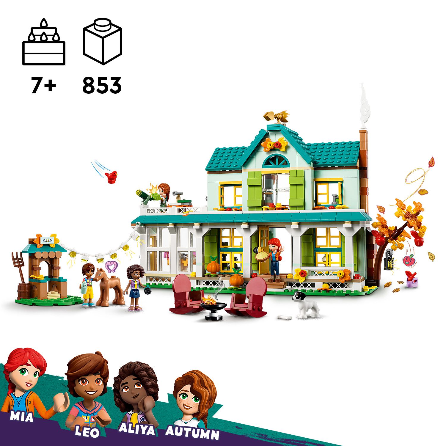 LEGO ® Friends Autumn’un Evi 41730 - 7 Yaş ve Üzeri Çocuklar İçin ...